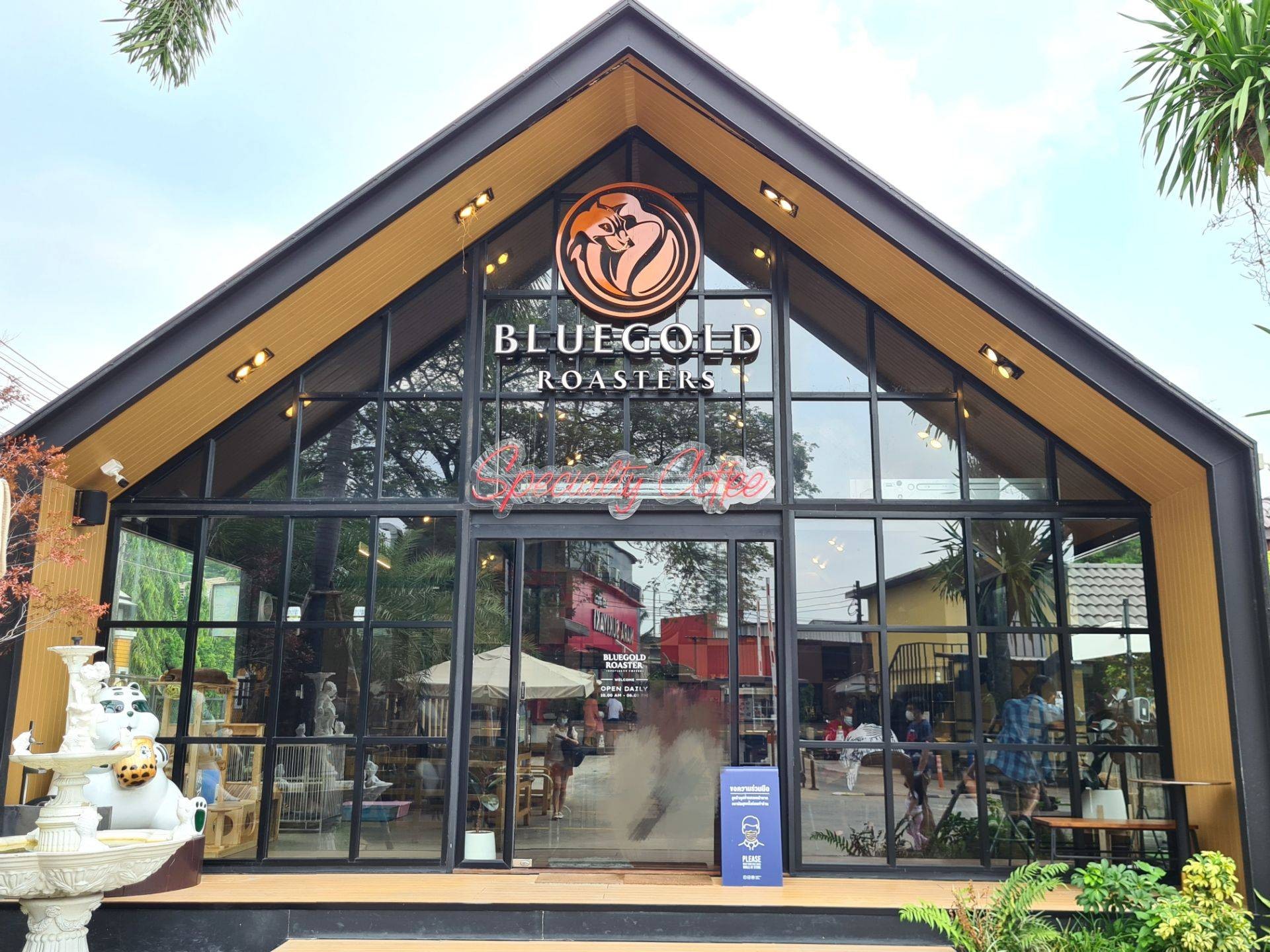 รูป กาแฟขี้ชะมด Bluegold Roaster Coffee เลียบทางด่วนเอกมัย-รามอินทรา