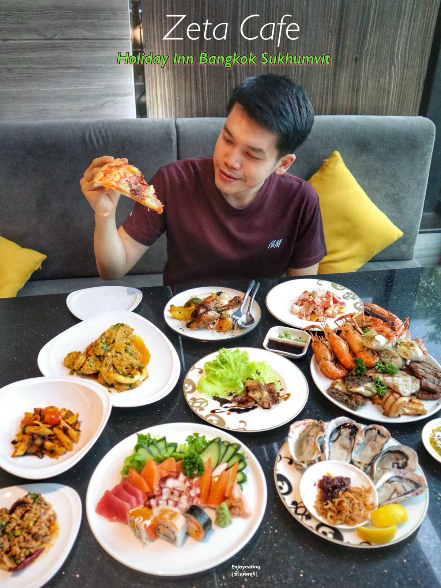 รีวิว Zeta Cafe โรงแรมฮอลิเดย์อินน์ กรุงเทพฯ - อาหารหลากหลาย - Wongnai