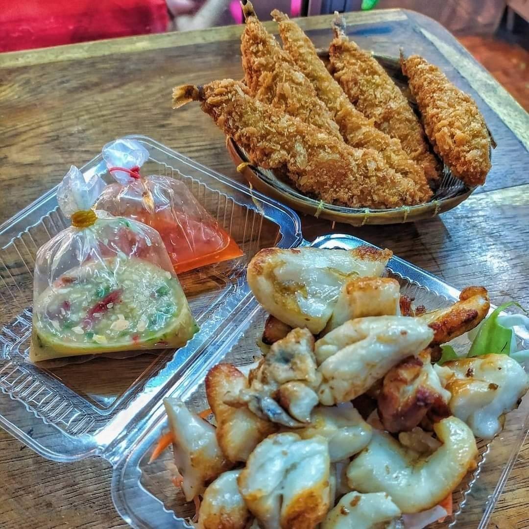 รีวิว ไข่หมึกทอด/ย่าง ยายจอย C2 C2 - อร่อยจริง ราคาย่อมเยาว์ น้ำจิ้ม ...