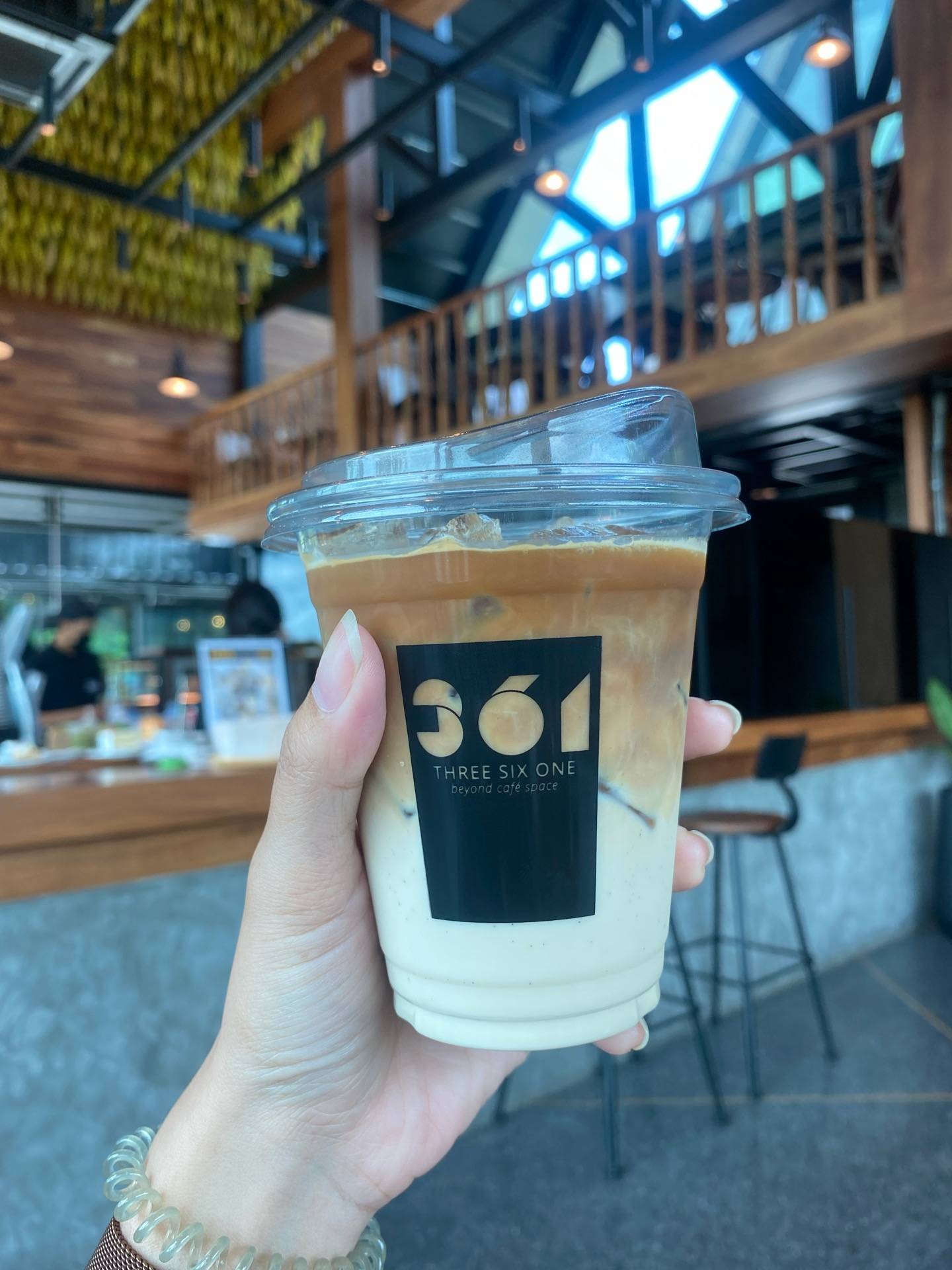 Latte ร้าน 361 THREE SIX ONE Cafe