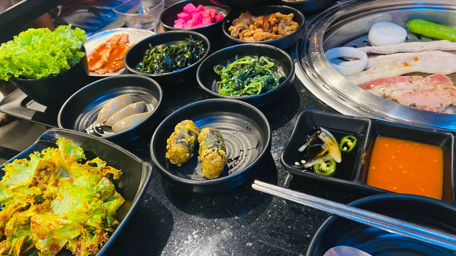 รีวิว Hongdae BBQ Buffet Siam Square One - ร้านฮงแด อาหารเกาหลีแสนอร่อย🥓🥘