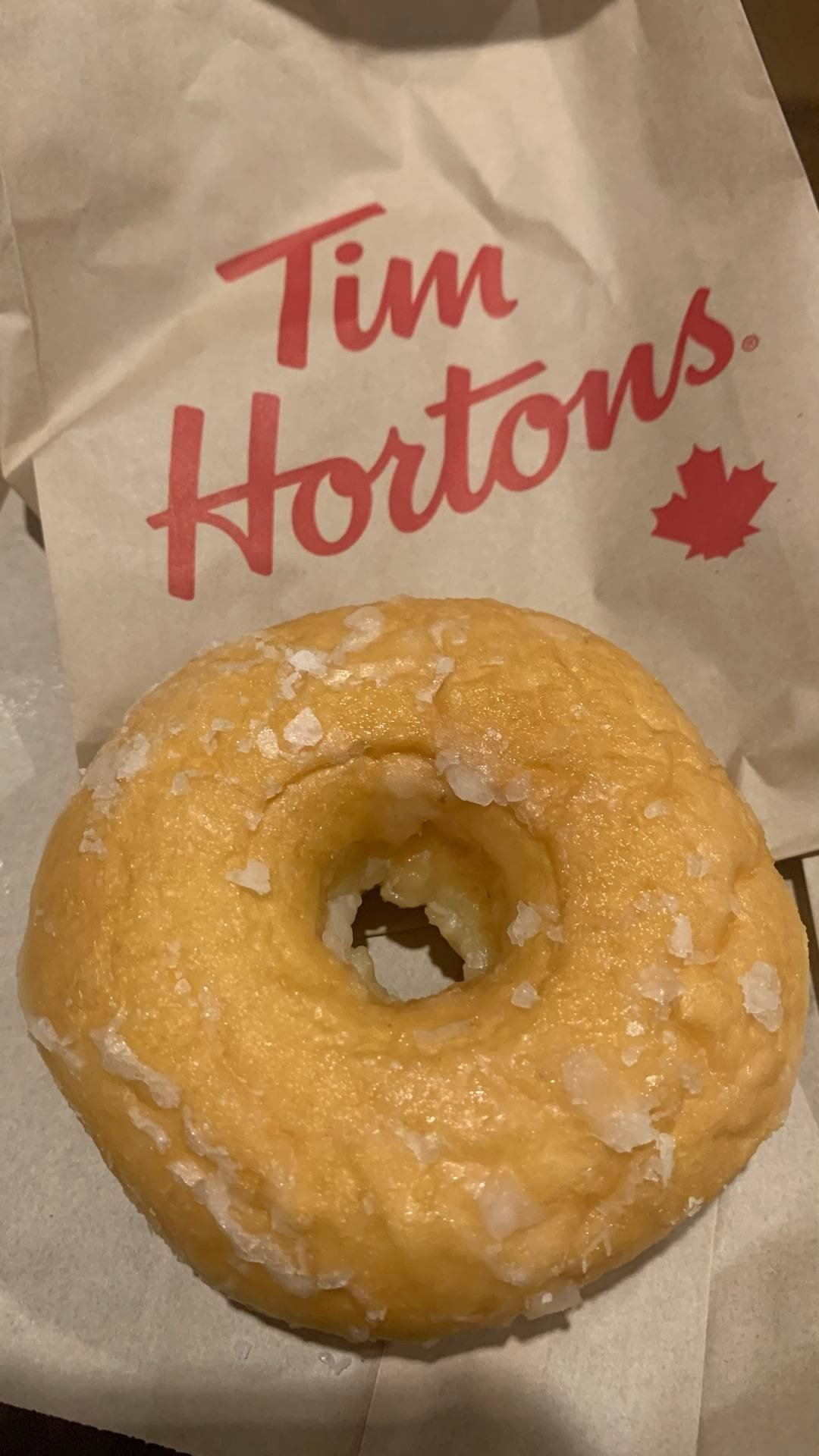 Original Glazed Donut ร้าน Tim Hortons สามย่าน มิตรทาวน์