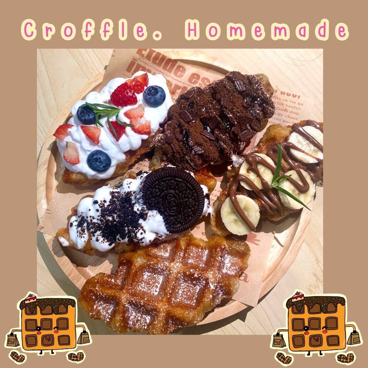 รีวิว ครอฟเฟิล croffle.homemade (แป้งเนยฝรั่งเศสแท้) - เป็นร้านดีงามมากกกก