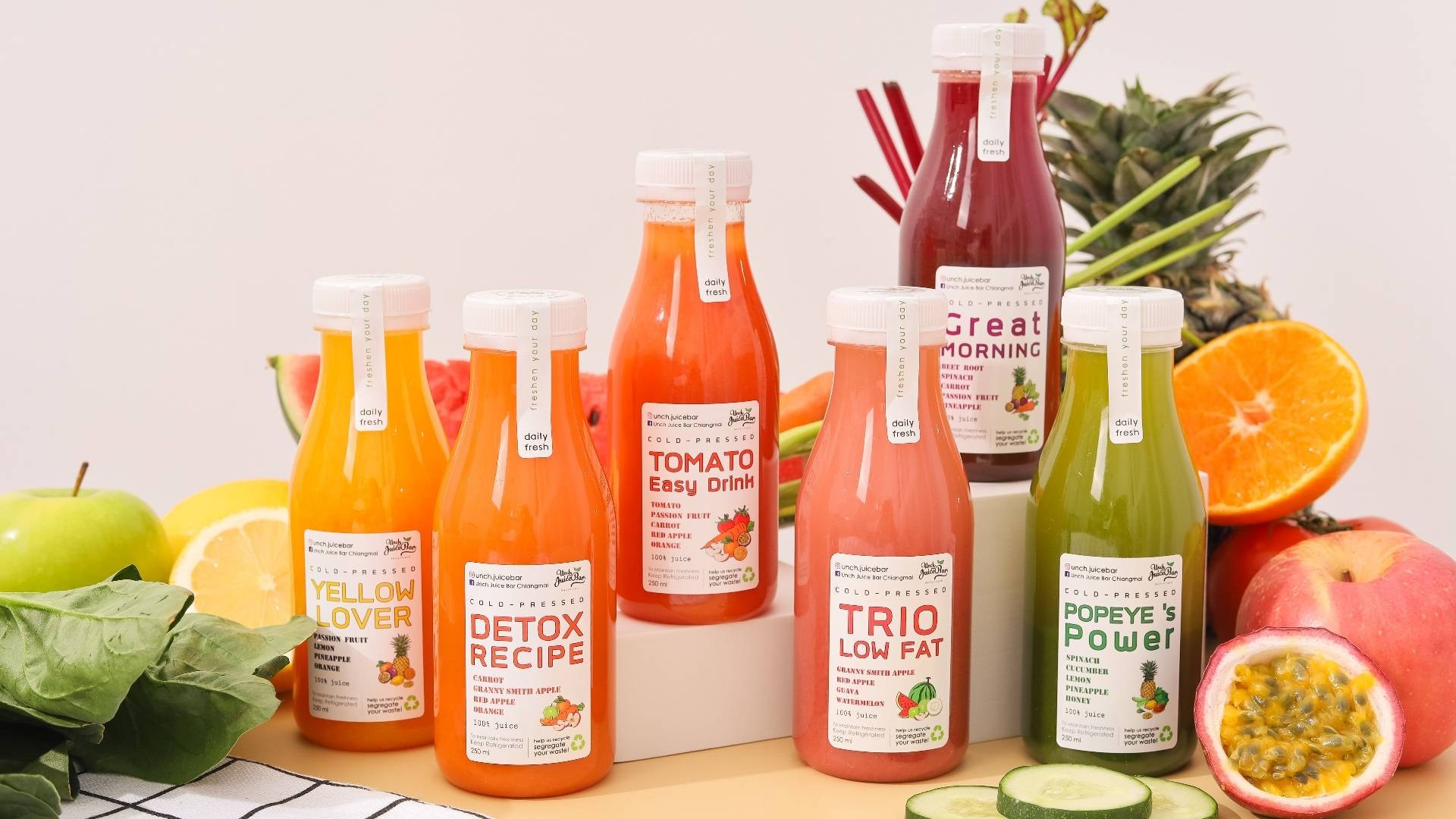 ร้าน Unch : Cold-pressed Juice & Smoothies | รีวิวร้านอาหาร - Wongnai