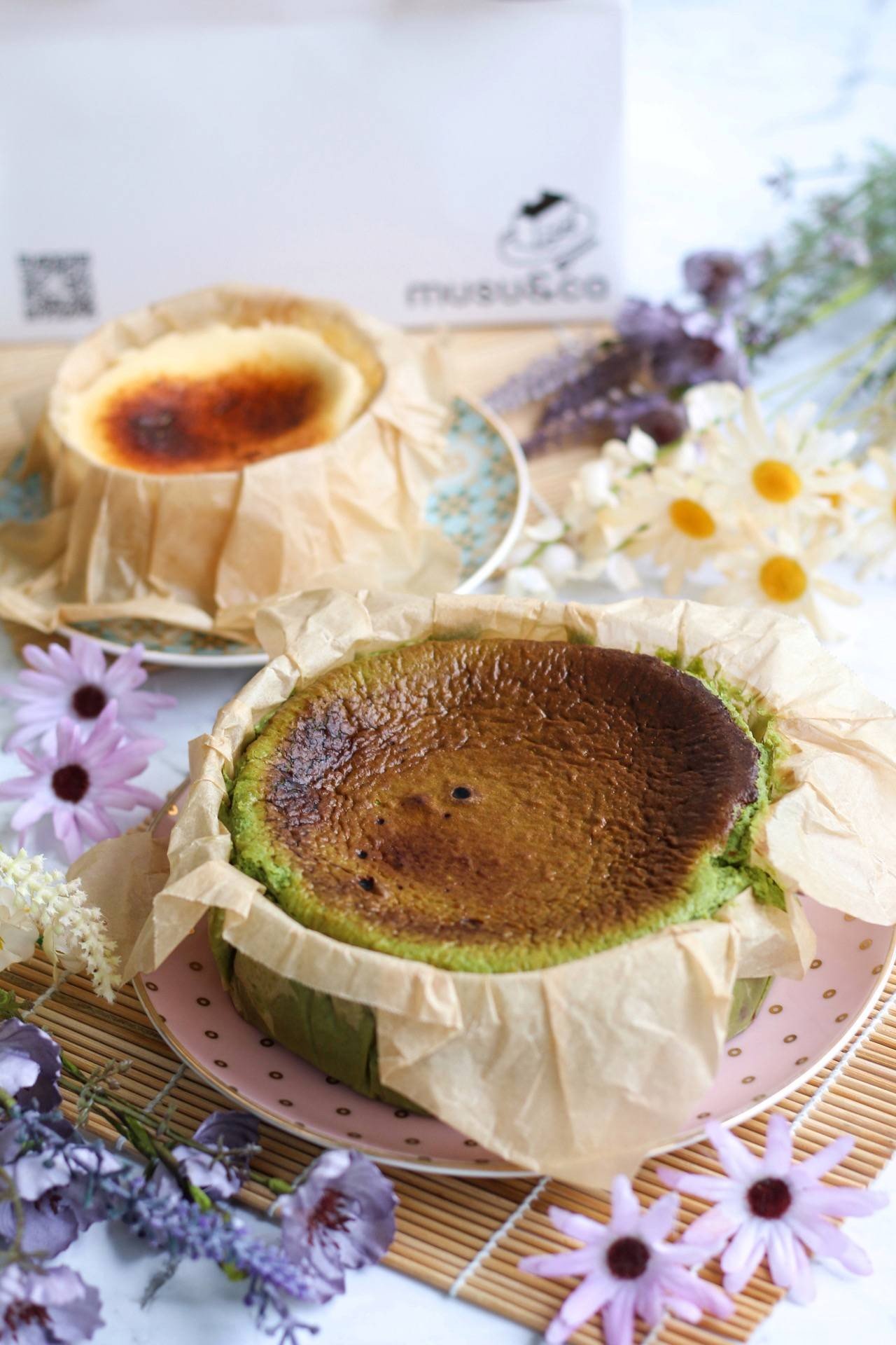 รีวิว Musu & Co - Matcha cheesecake with soft mochi and red bean 😍🍡🍵