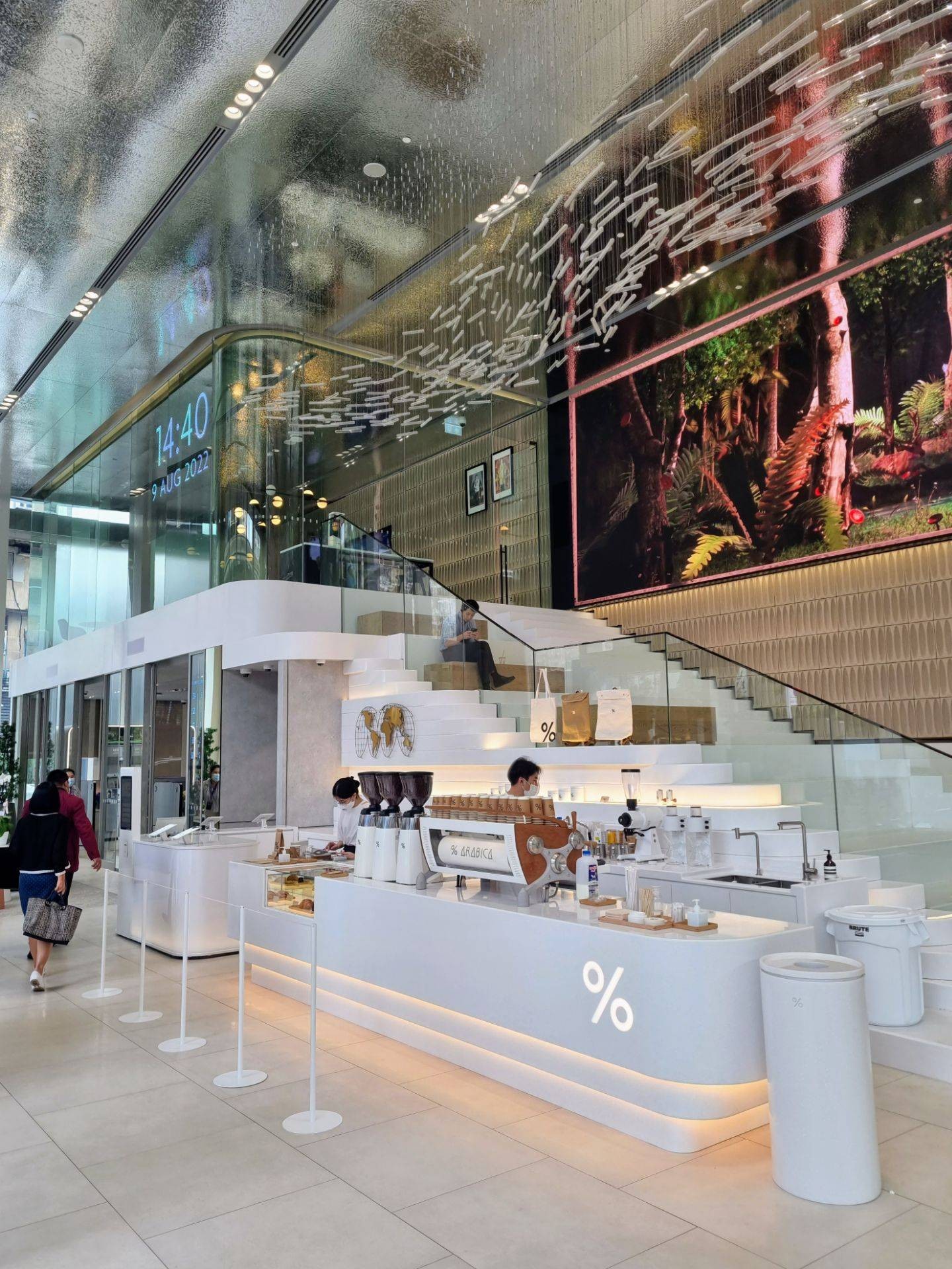 รีวิว % Arabica UOB Plaza - มุมกาแฟพรีเมี่ยมในธนาคาร UOB ใกล้เอ็มโพ ...