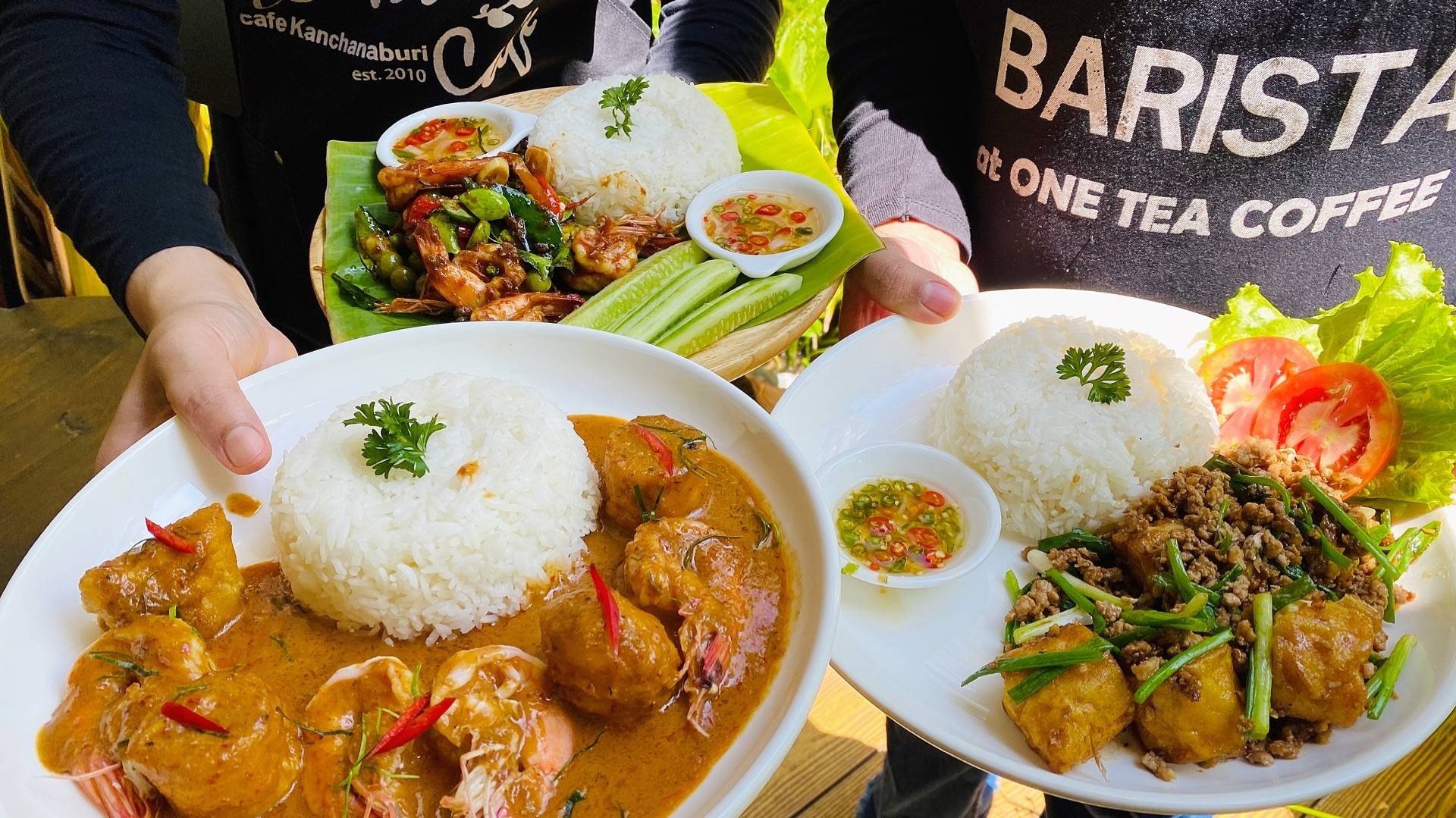 [รีวิว] ร้าน One Tea Cafe กาญจนบุรี | เมนูแนะนำ รูปภาพ ราคา