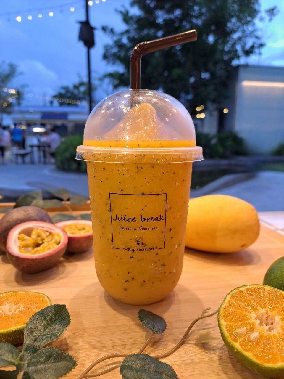 ร้าน Juice break น้ำผลไม้ปั่น/สกัดเย็น Foodie market bangna | รีวิว ...