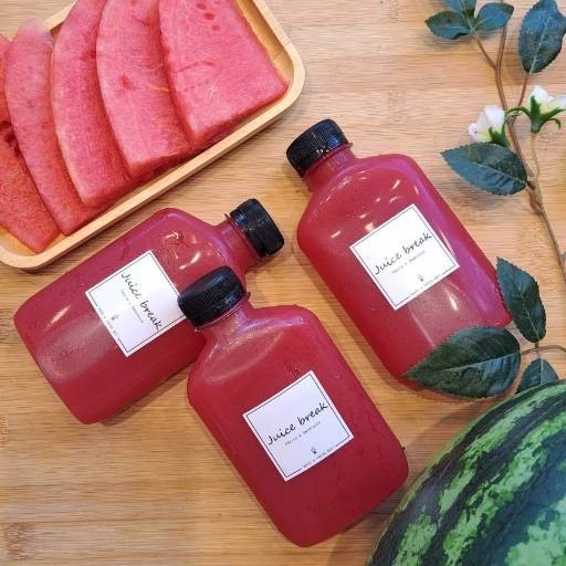 รีวิว Juice break น้ำผลไม้ปั่น/สกัดเย็น Foodie market bangna