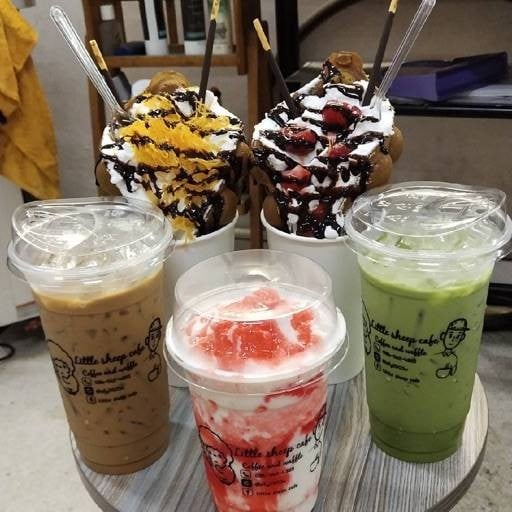ร้าน Little Sheep Cafe ((Coffee and waffle)) สำเหร่ | รีวิวร้านอาหาร