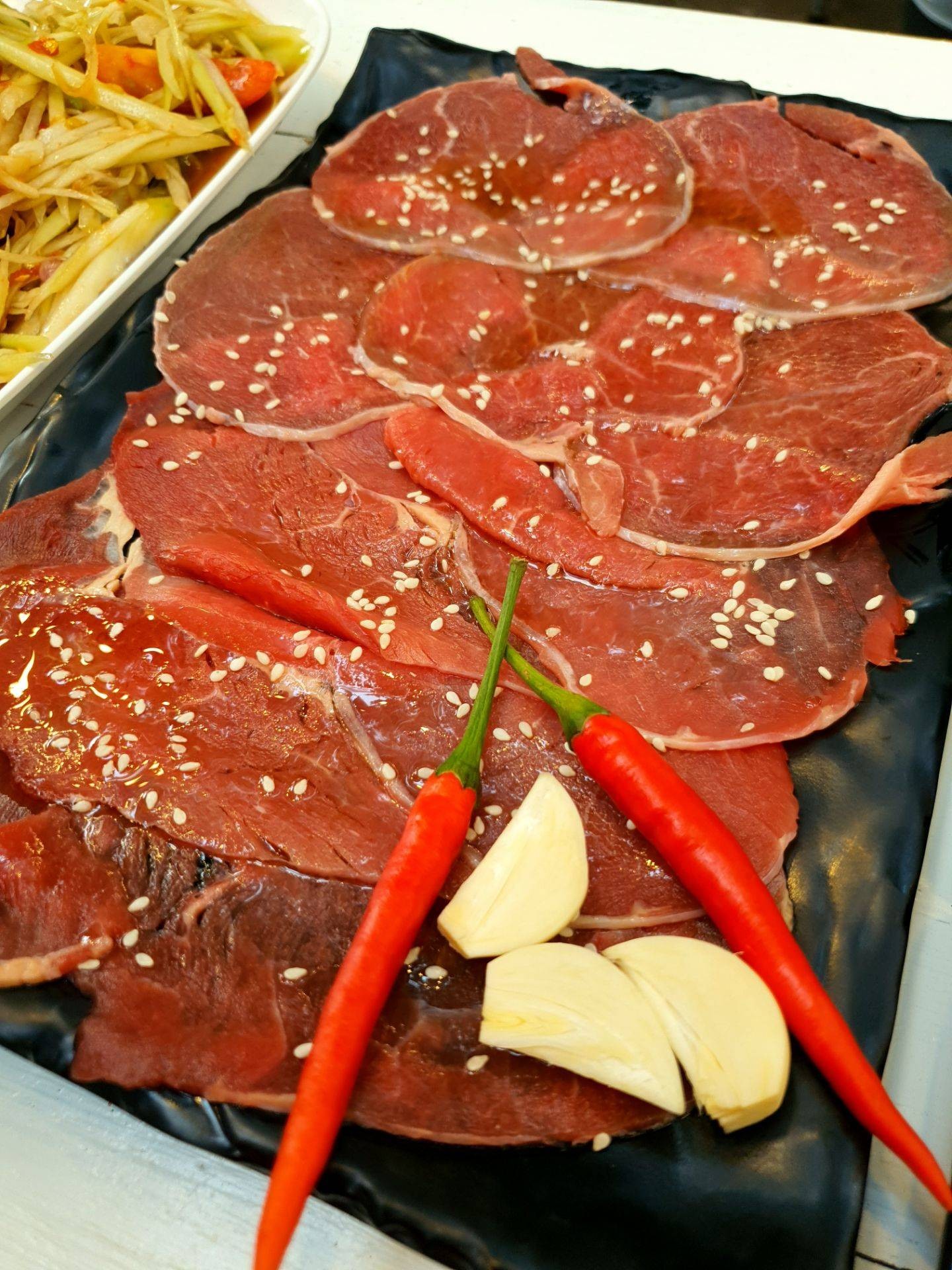 เนื้อ ร้าน จอมพล หมูกระทะ