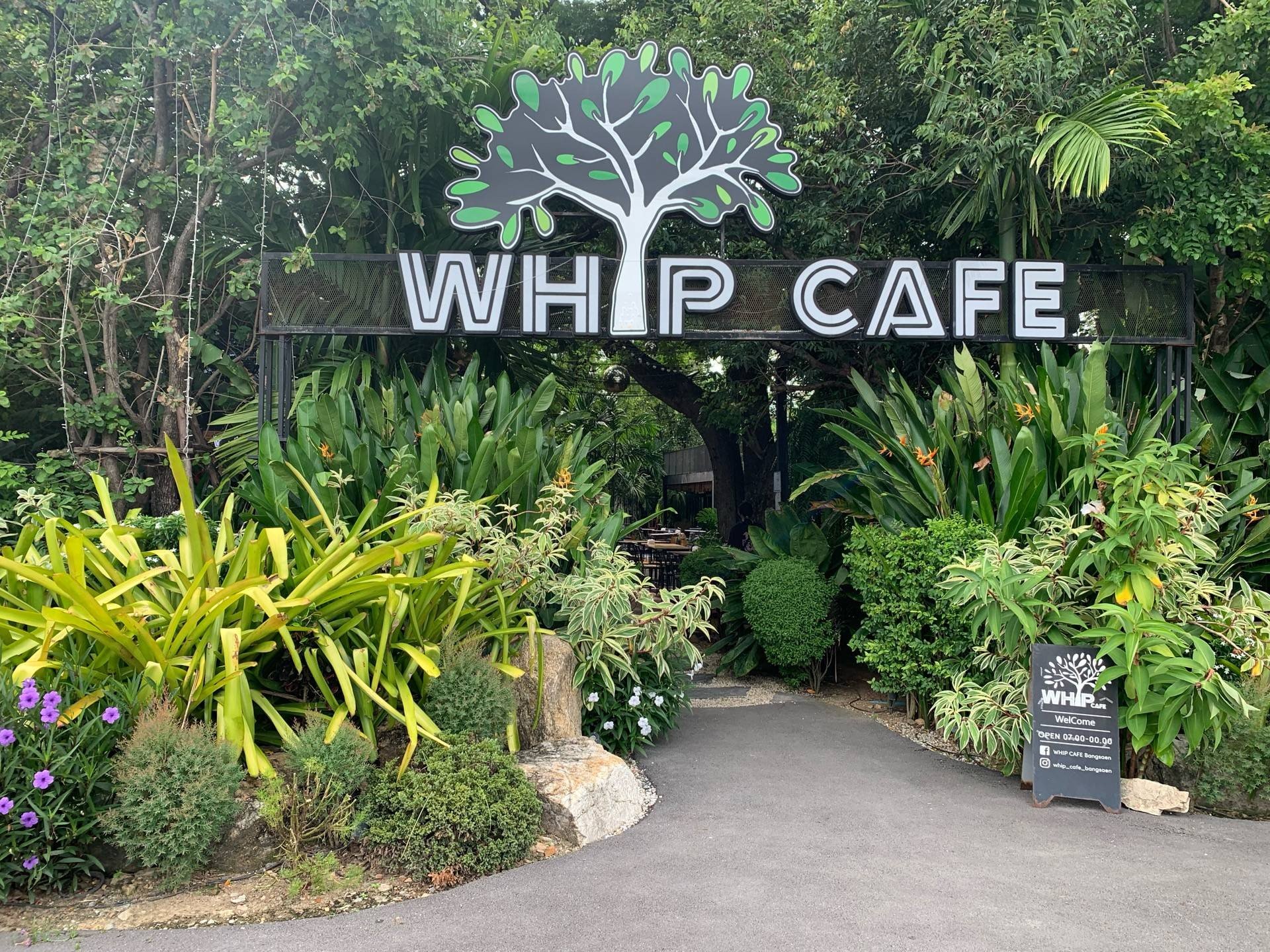 รีวิว WHIP CAFE Bangsaen - Cafeในบรรยากาศร่มรื่น