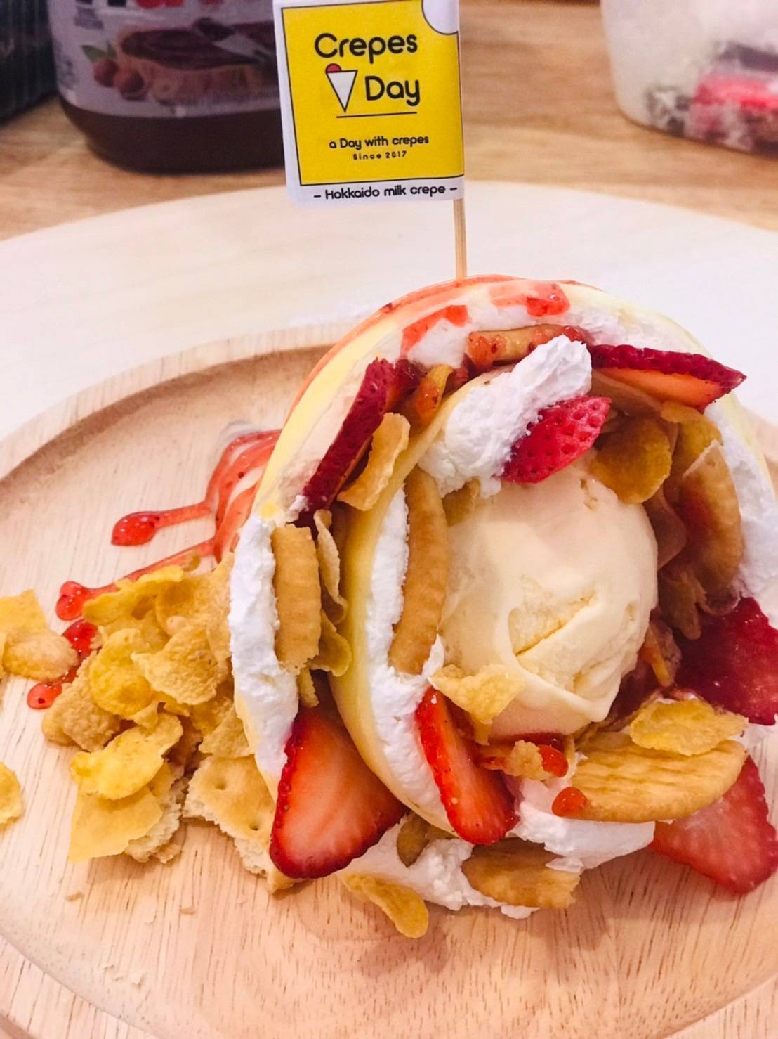 รีวิว Crepes A Day หัวหิน หัวหิน - สายหวานไม่มีพลาด มาแล้วต้องลองเมนูแนะนำ สตรอเบอรี่ครัมเบิ้ล ...