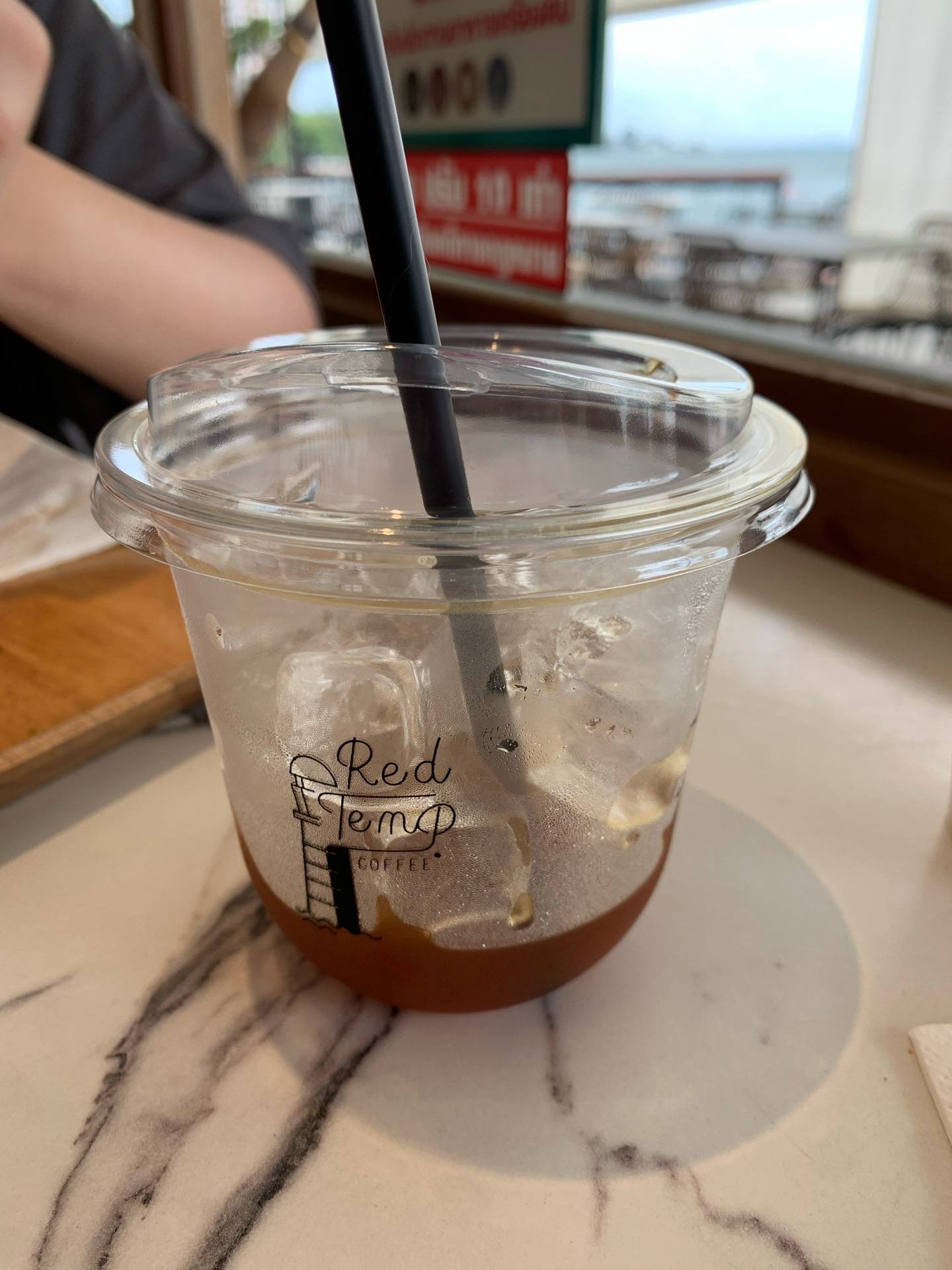 อเมริกาโน่เย็น ร้าน Red Temp Coffee - Wongnai