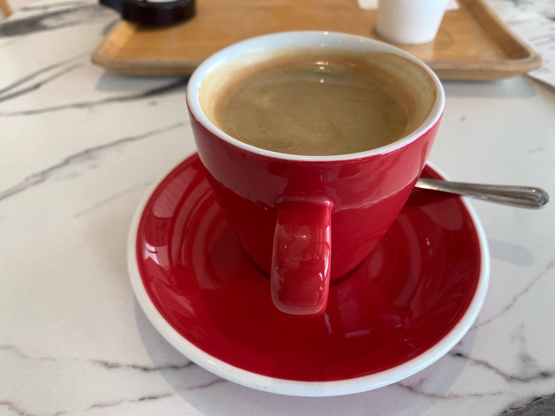 อเมริกาโน่ร่อน ร้าน Red Temp Coffee - Wongnai