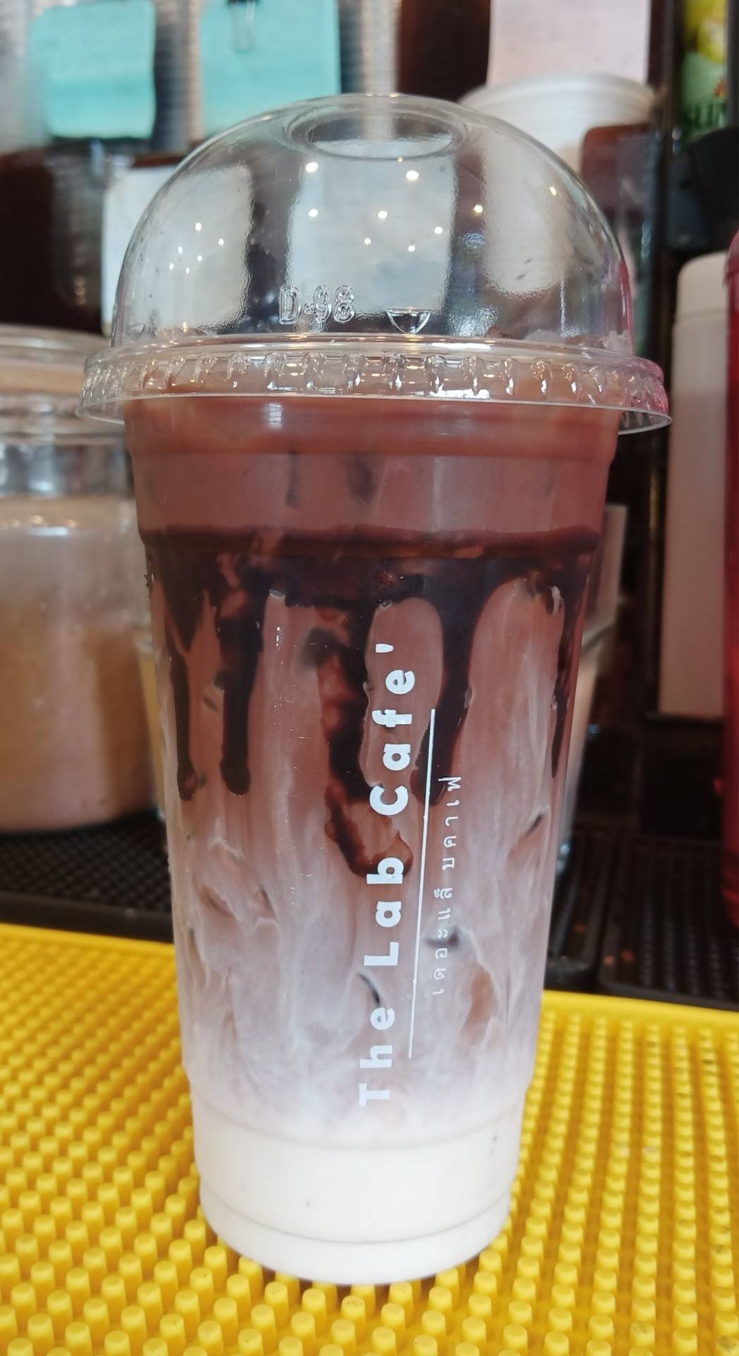 รีวิว The Lab Cafe' Shell.ชัยภูมิ.Bypass - ส่วนตัวชอบช็อกโกแลตปั่นที่นี่มีความเข้มข้นมาก