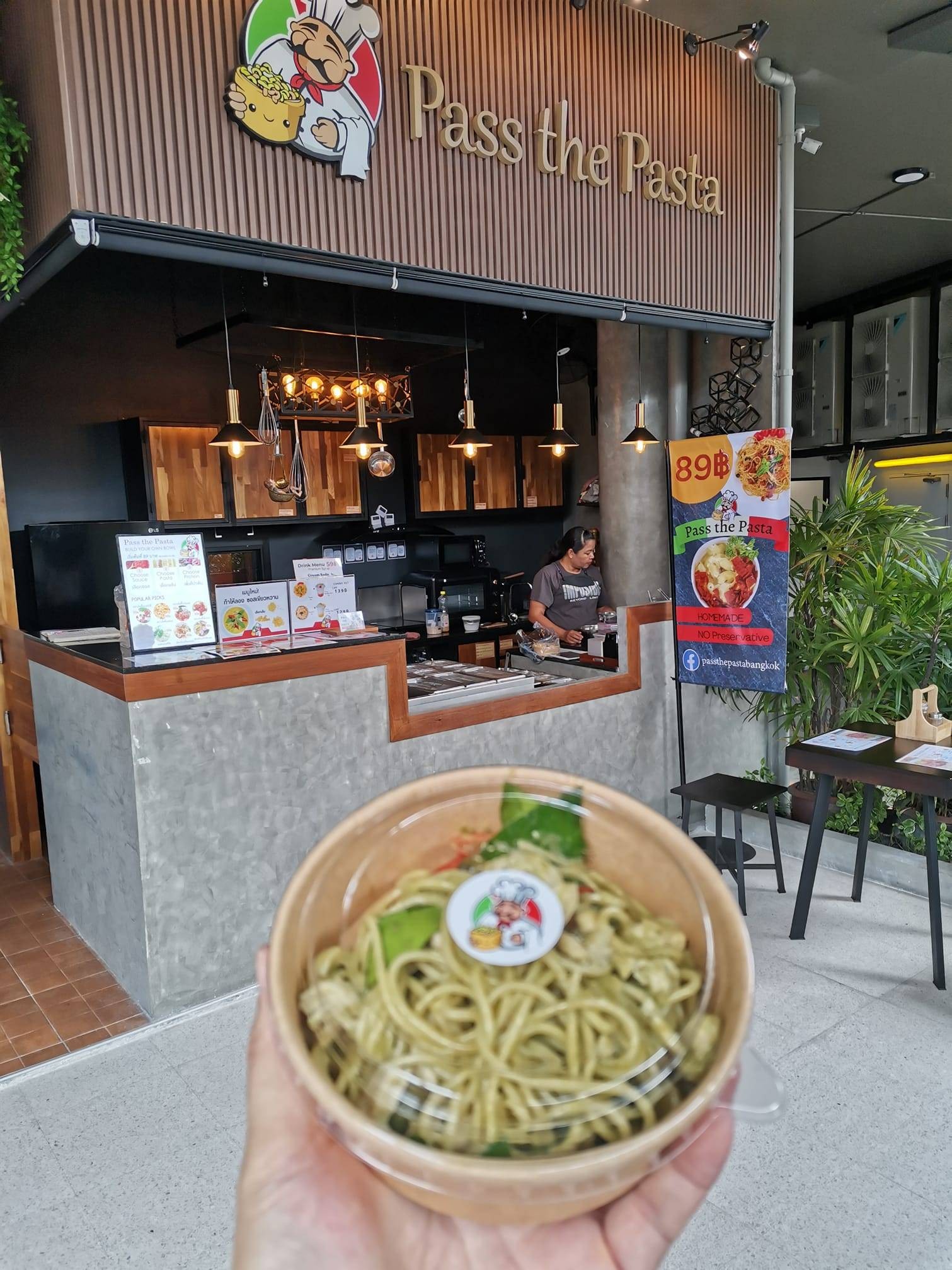 รีวิว Pass the Pasta Bon Marche Market - ร้านอาหารเปิดใหม่ อยากให้ทุกมาได้ลอง ราคา ปริมาณ รสชาติ ...