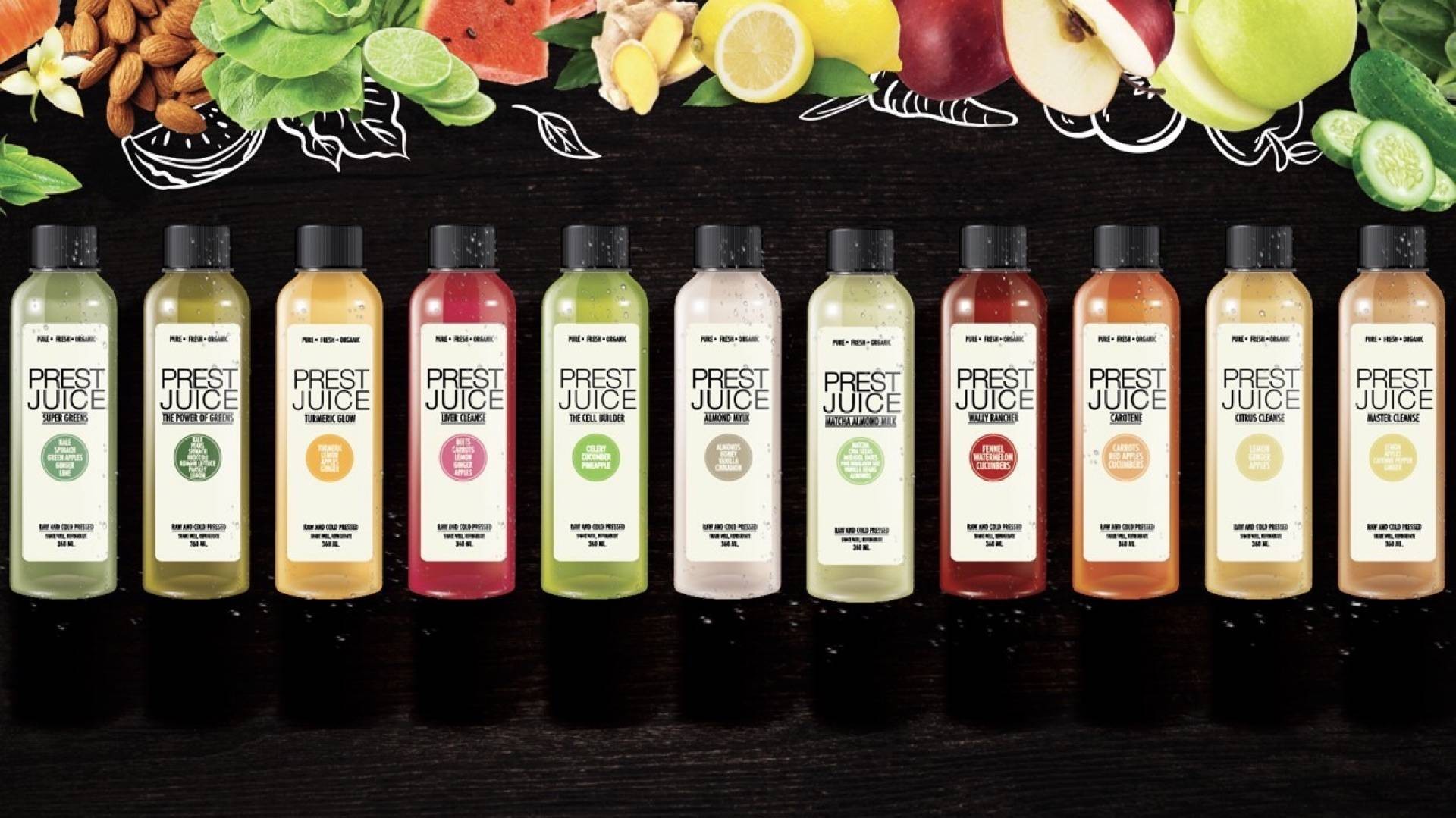 Prest juice น้ำผักผลไม้สกัดเย็น100% วัชรพล - สั่งอาหารเดลิเวอรี ...