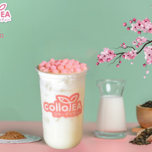 รูป CollaTea Bubble Milk Tea โลตัส พระราม3