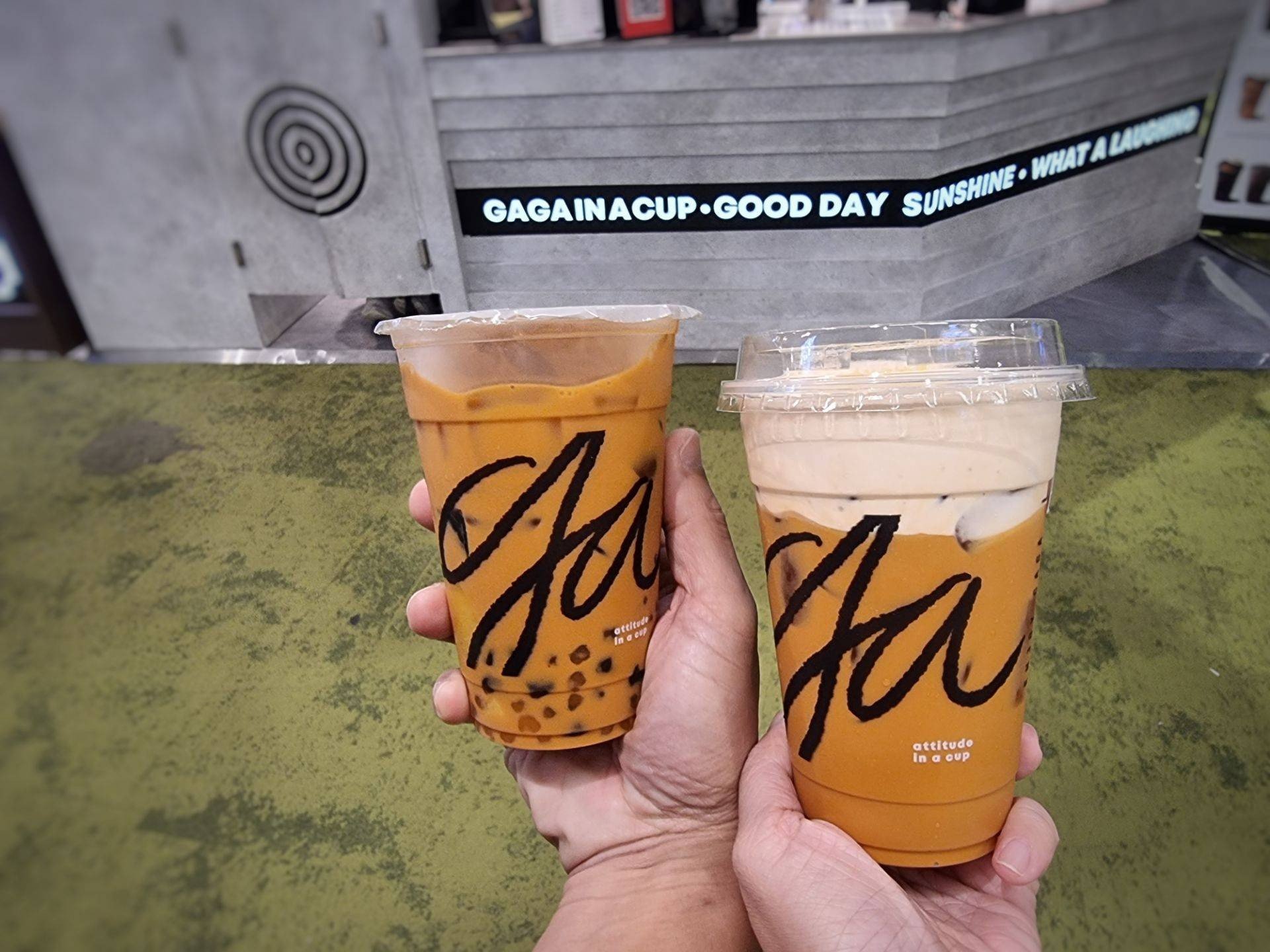 รีวิว GAGA เซ็นทรัลพลาซา พระราม3 - ชานมที่มาพร้อม topping หลากหลาย มูส ...