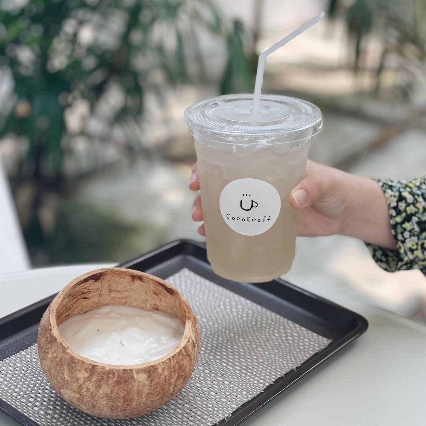 รีวิว Coco&coff - คาเฟ่ในสวนมะพร้าวบรรยากาศดี