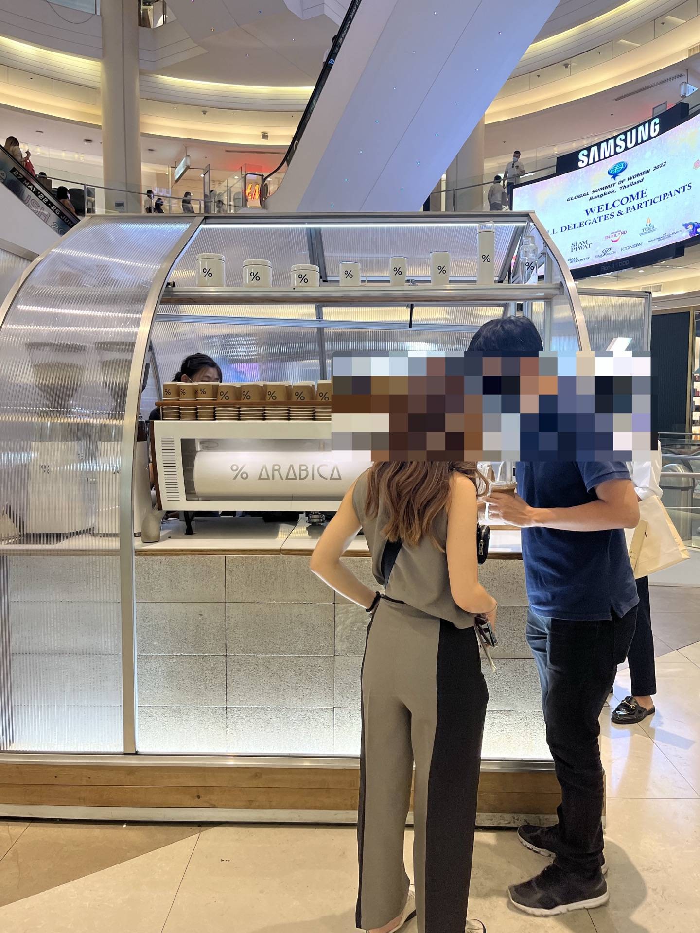 รีวิว % Arabica Siam Paragon Kiosk - %Arabica สาขา Siam Paragon - Wongnai