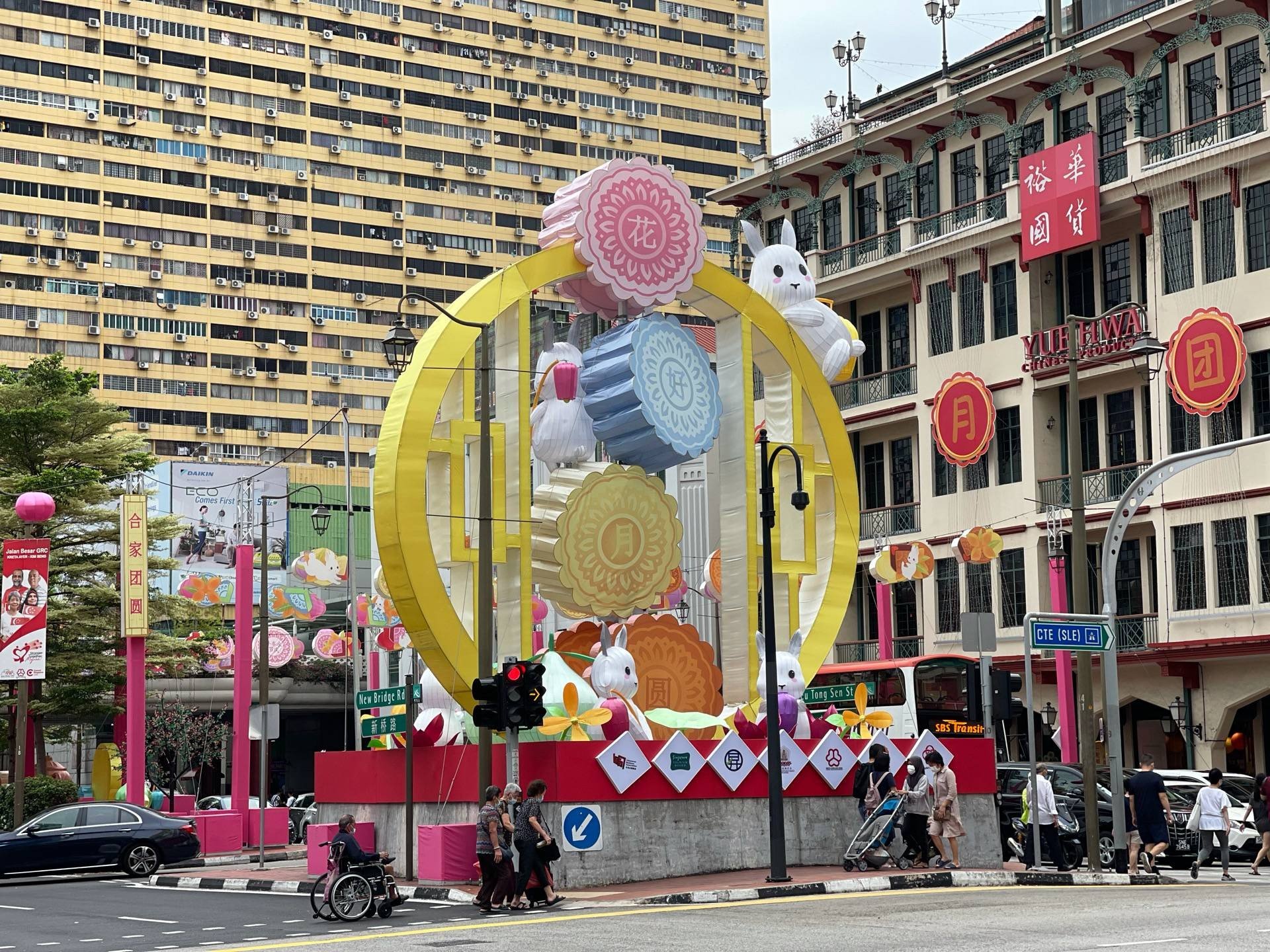 รูป ย่าน China town Singapore