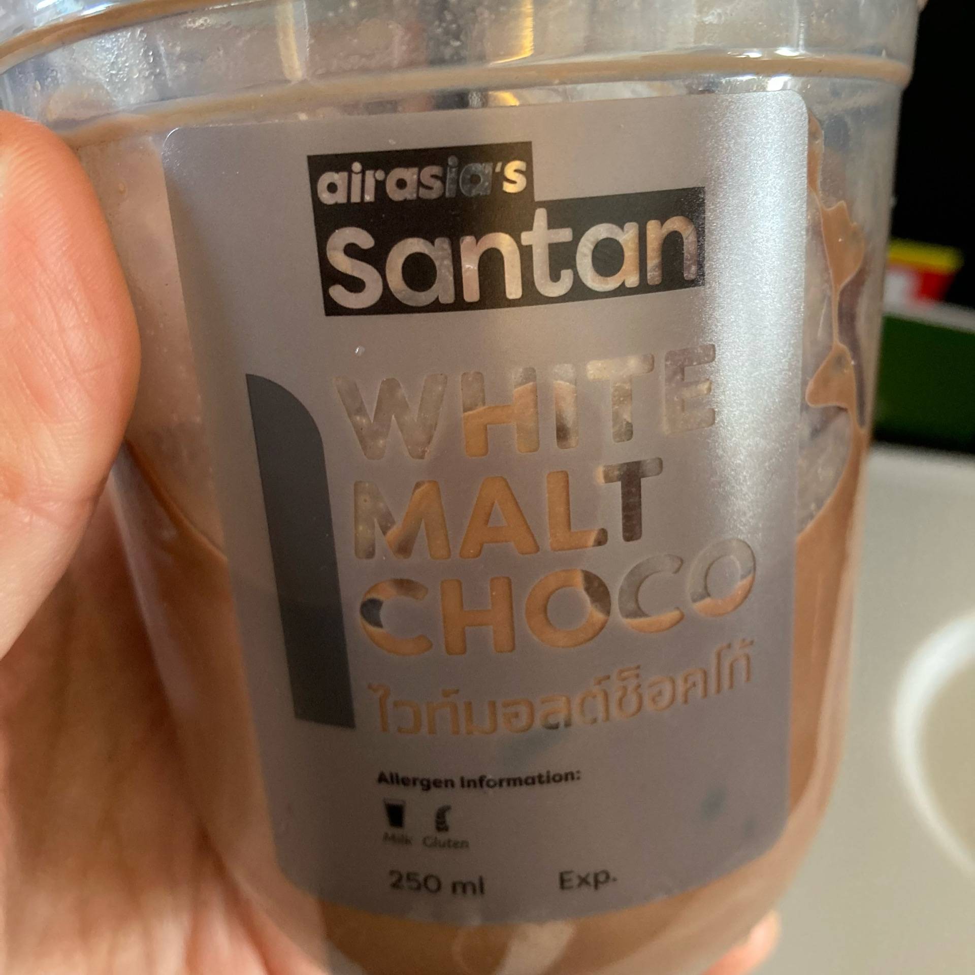 White Malt Choco • รสชาติเข้มขน หอมอร่อย ร้าน Air Asia