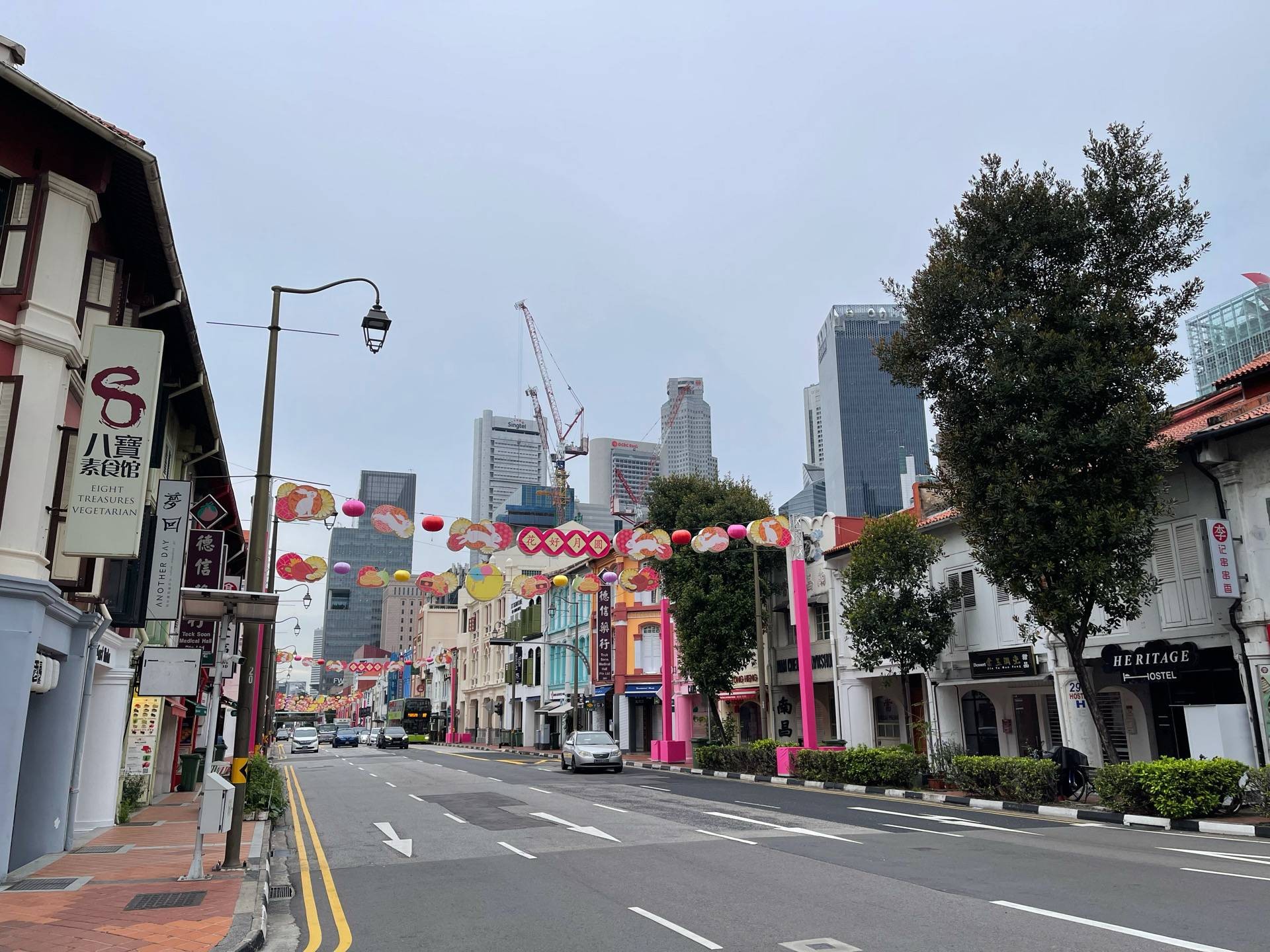 รูป ย่าน China town Singapore