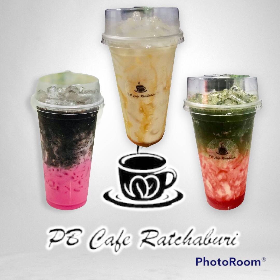 รีวิว PB Cafe Ratchaburi (ชา กาแฟ น้ำผลไม้) Pbบ้านไร่วาสนาดี - นมชมพู โกโก้👍👍