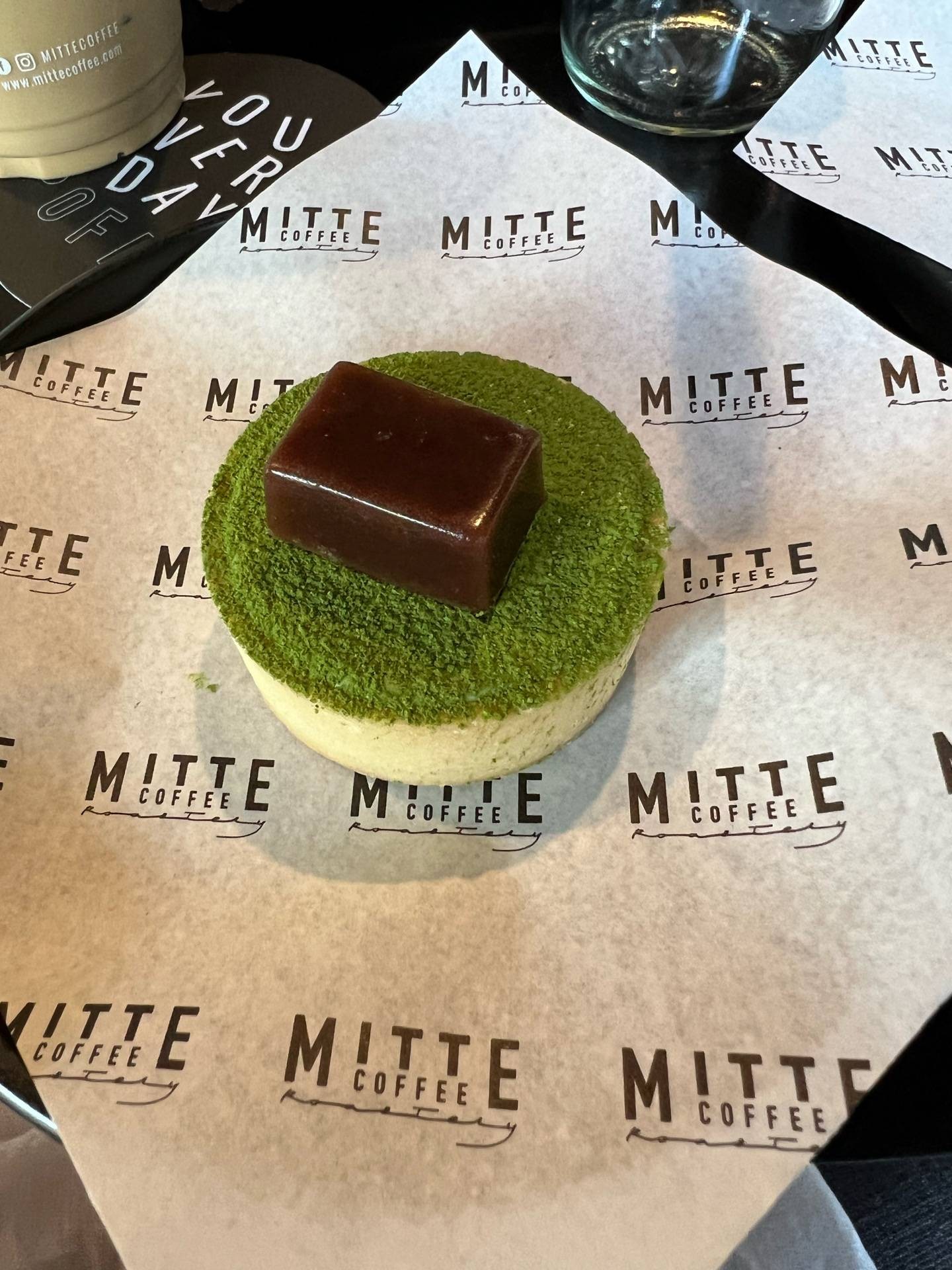 Matcha tart • premium matcha tart ร้าน Mitte Coffee Roastery ซอยแจ้ง ...