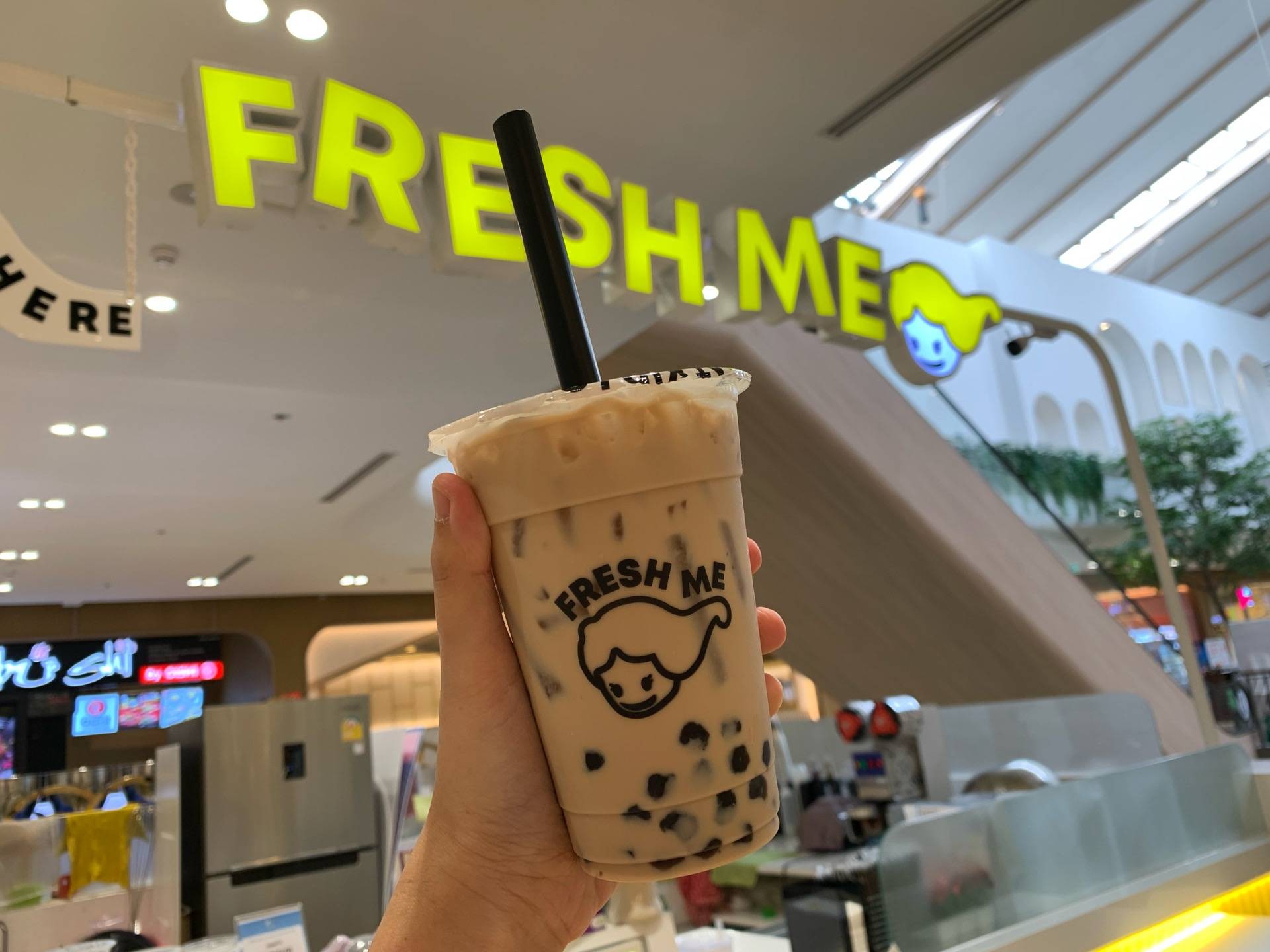 รีวิว Fresh Me เดอะมอลล์ท่าพระ - ชานมไข่มุก 45฿