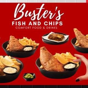[รีวิว] ร้าน Buster’s Fish and Chips - Comfort Food and Drinks | เมนู ...