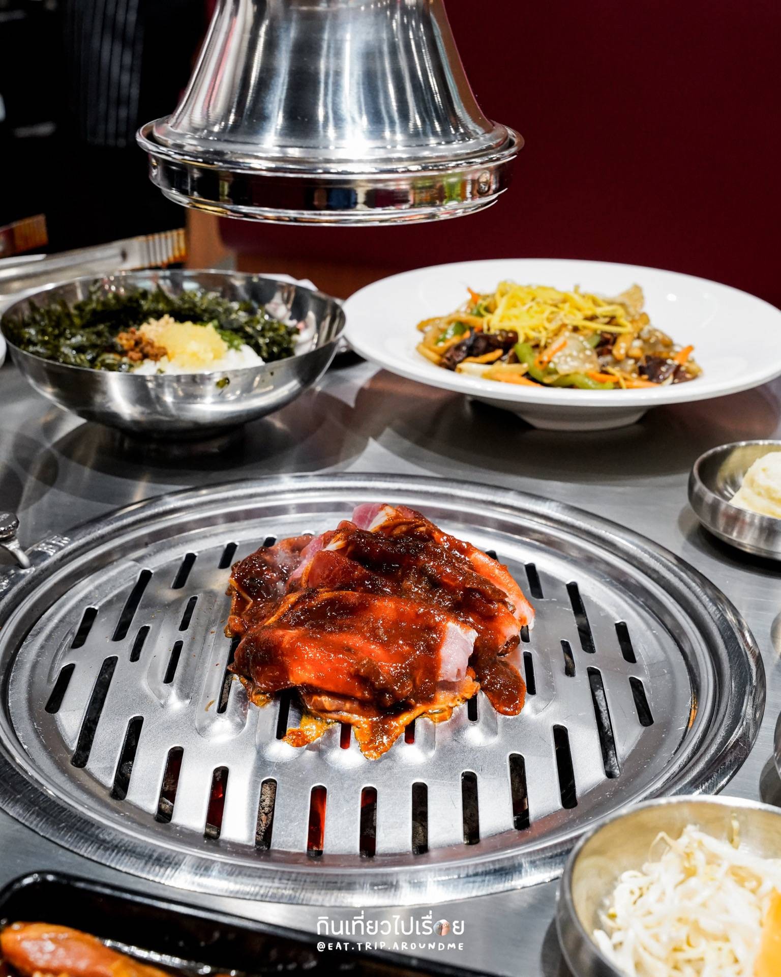 หมูสไลด์ย่างถ่าน ร้าน Saemaeul Central Eastville - Wongnai