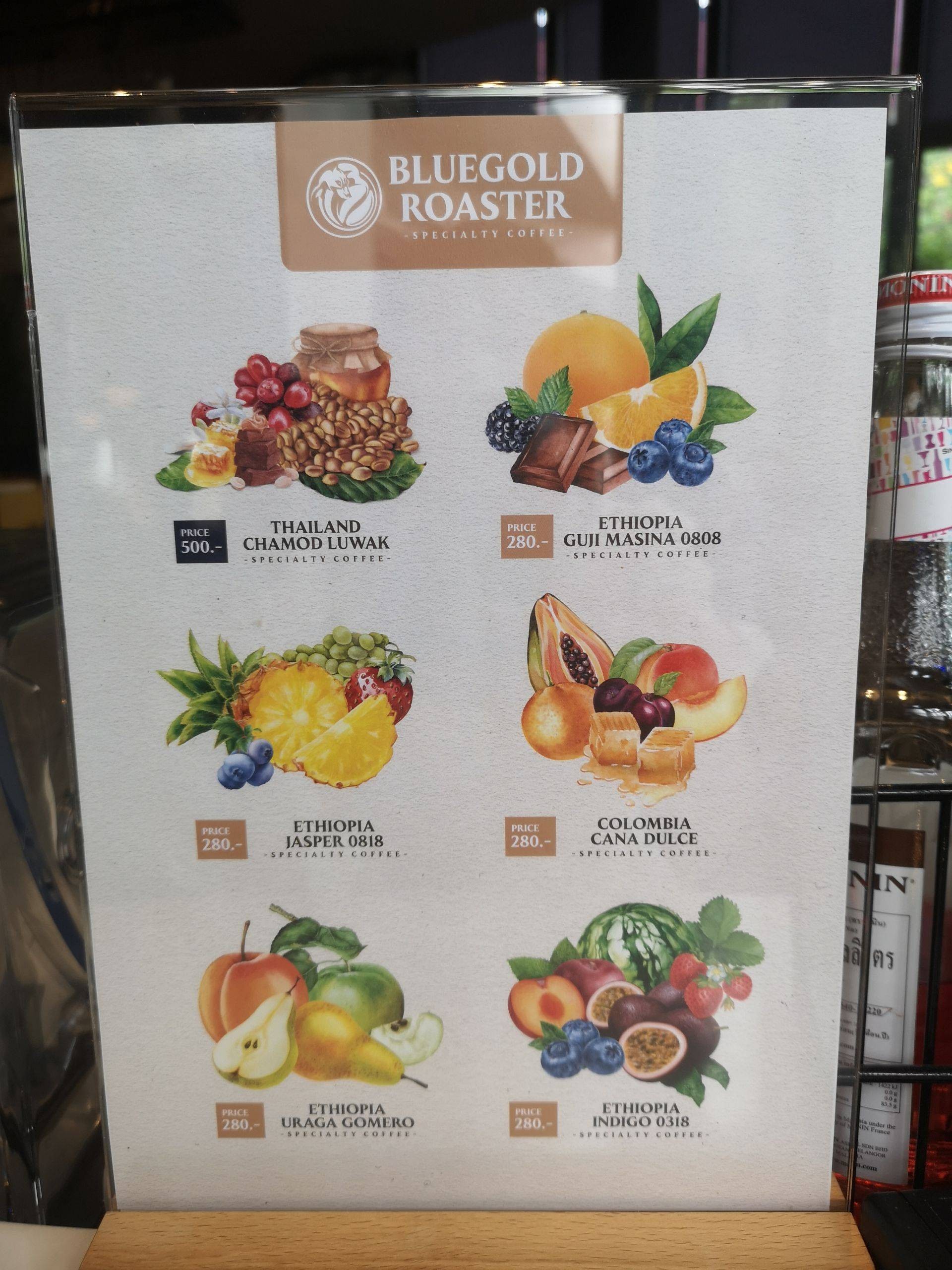 รูป กาแฟขี้ชะมด Bluegold Roaster Coffee เลียบทางด่วนเอกมัย-รามอินทรา