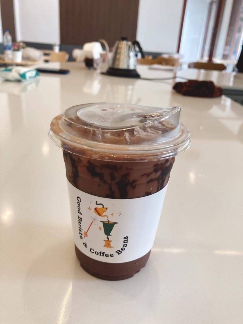 รูป Good Barista & Coffee Beans