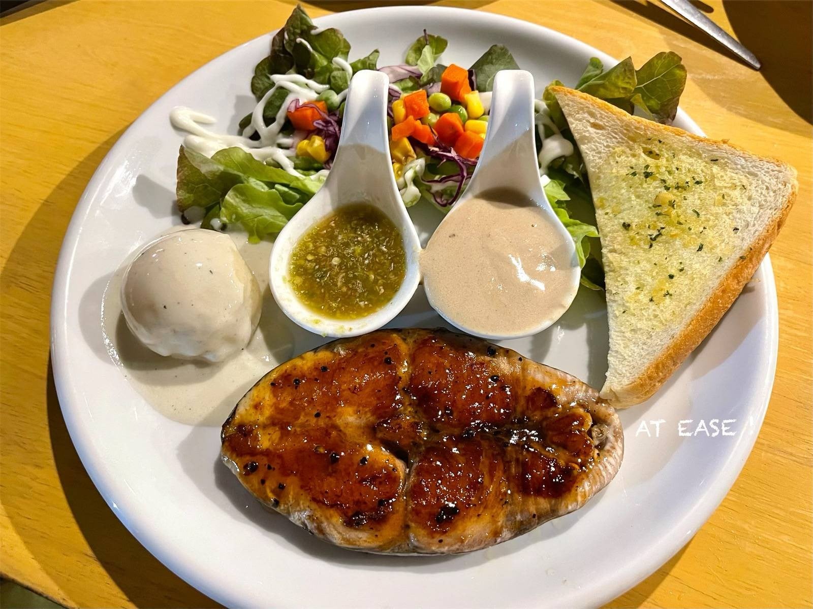 สเต็กปลาอินทรีย์ • 129.- บาทไทย ร้าน Popeye Steak