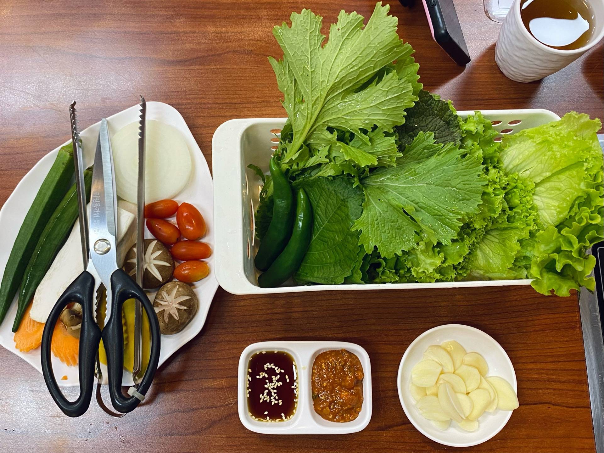 ผักสด ร้าน กิม แด กาม ฮัน ซิก อโศก