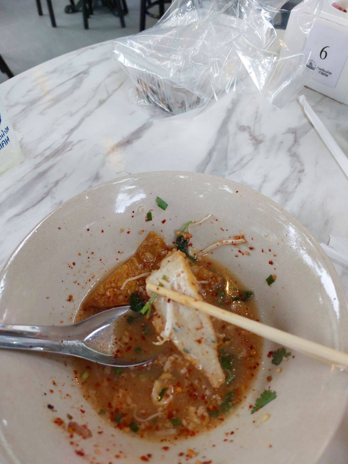 รีวิว ลูกชิ้นปลา นายเคน (Nai Ken Noodle) ร่มเกล้าตัดใหม่ - อร่อยมาก สะอาด