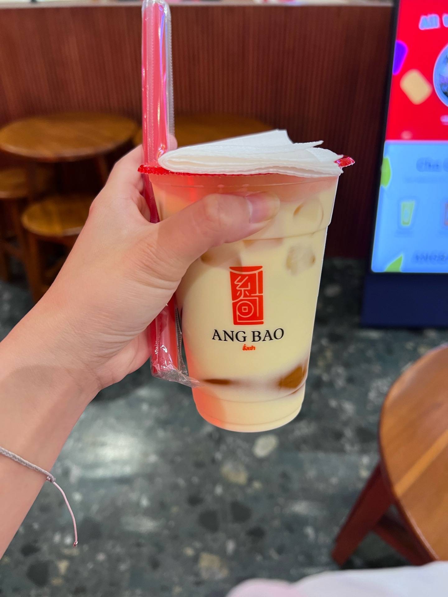 เก็กฮวยนมเยลลี่หอมหมื่นลี้ ร้าน ANGBAO อั่งเปา เซ็นทรัล เวสต์เกต Central Westgate