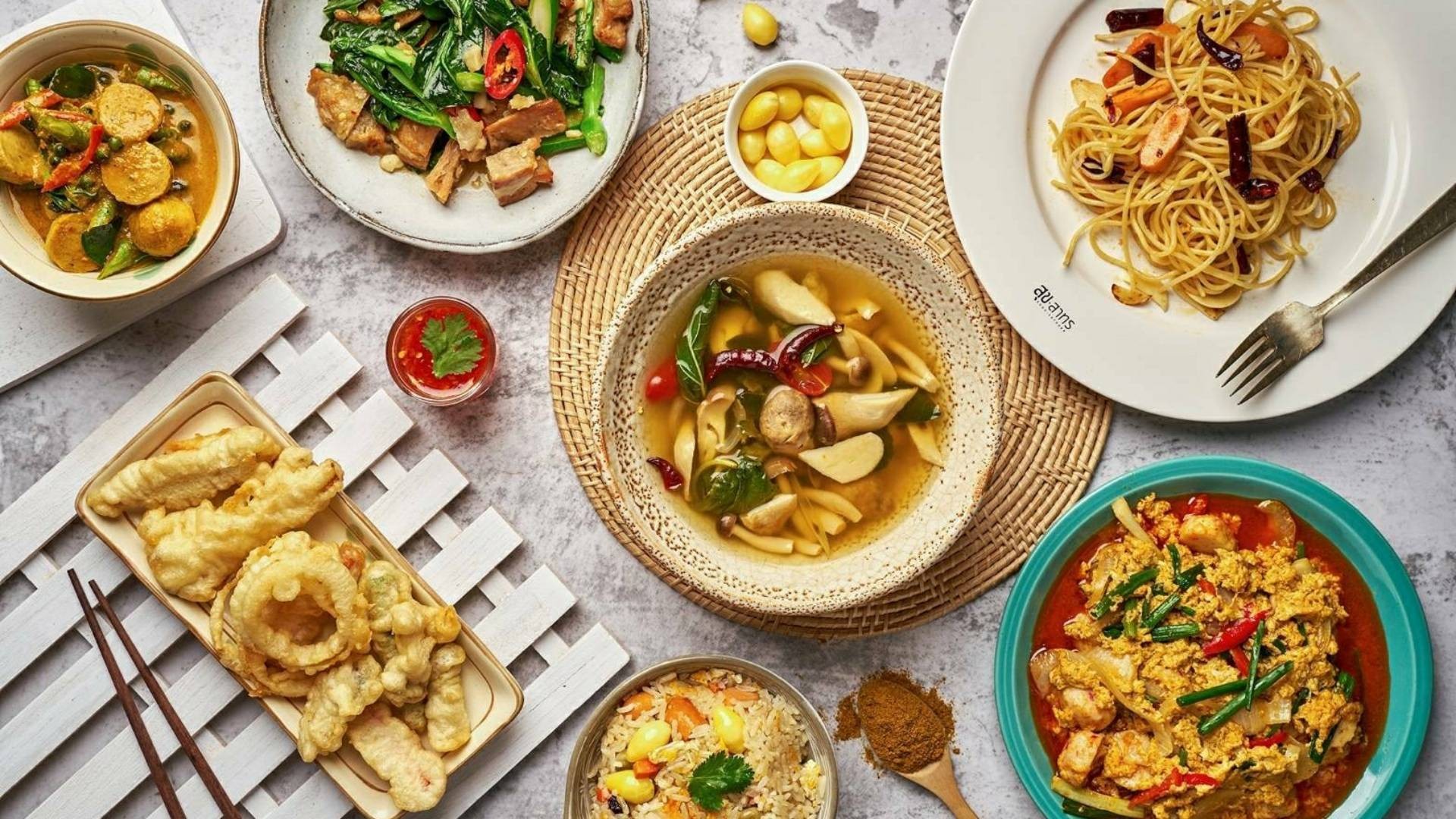 สุข สาทร Sook Sathorn Vegan Vegetarian มังสวิรัติ อาหารเจ สาทร - สั่งอาหารเดลิเวอรี | Wongnai x ...