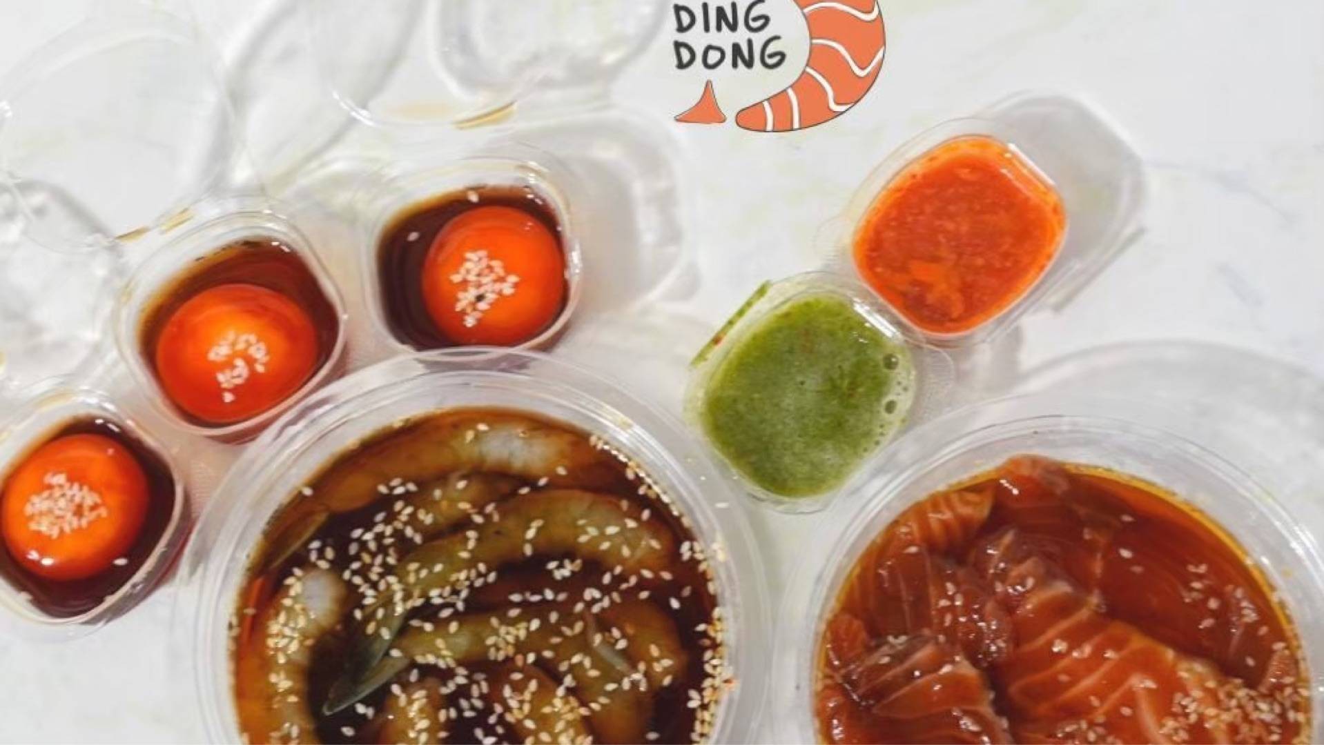 DingDong ดิ๊งด่อง แซลมอนดอง กุ้งดอง ไข่ดอง กิมจิ ผักดอง บรรทัดทอง ...
