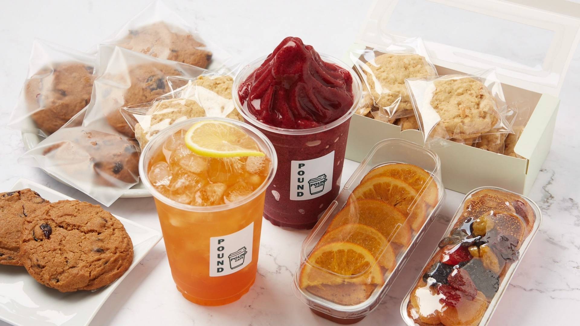 POUND Cafe' น้ำผลไม้ปั่น กาแฟสด ข้าว คุกกี้ ขนมเค้ก ครอฟเฟิล @Home ...