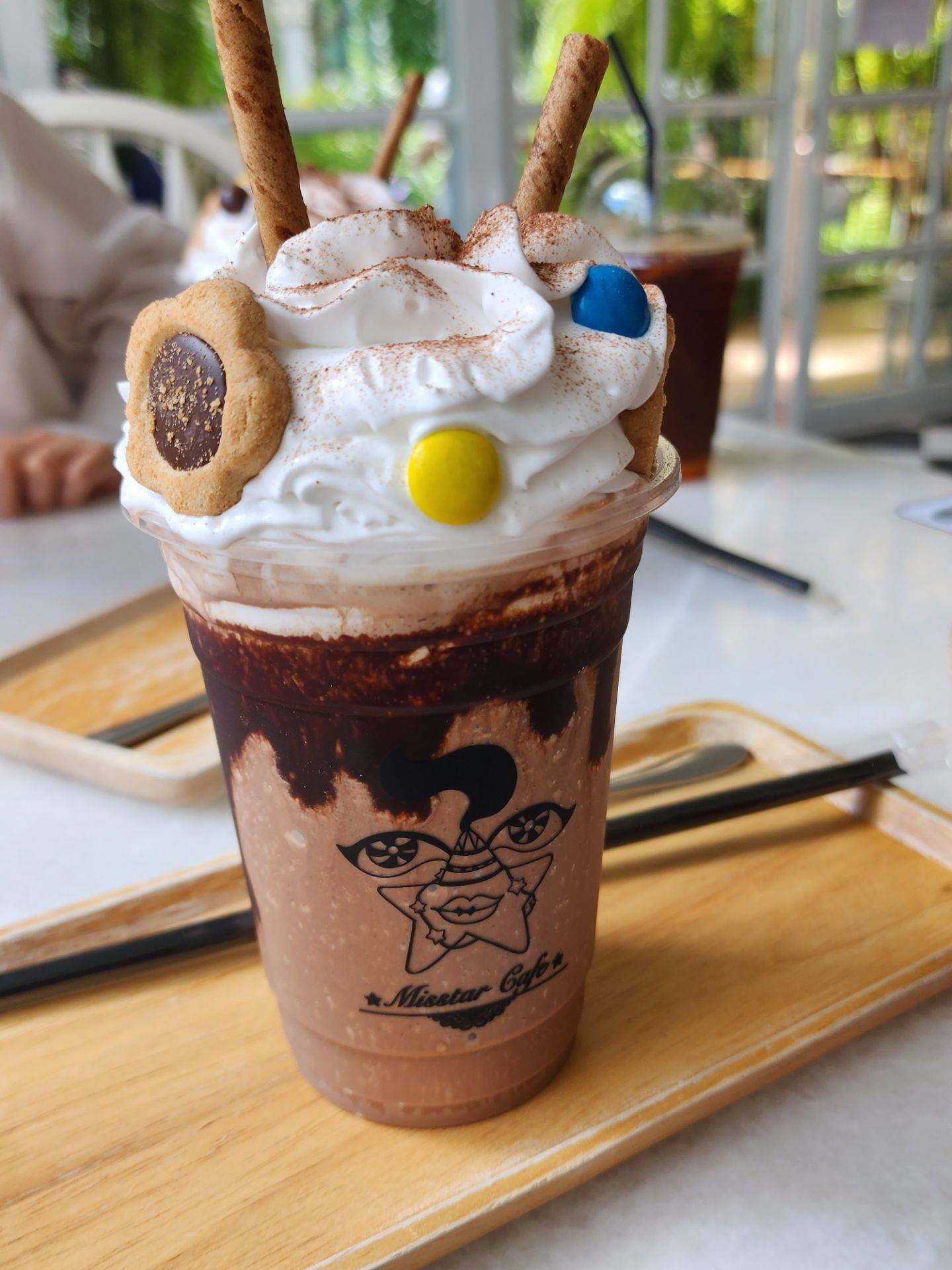 ช็อกโกแล็ต Frappe ร้าน Misstar Cafe by Davika