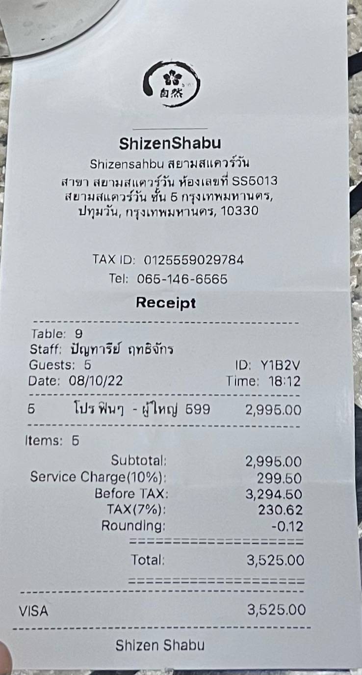 รีวิว Shizen Shabu Siam square 1 - โดยรวมดีไม่มีอะไรติคะ - Wongnai