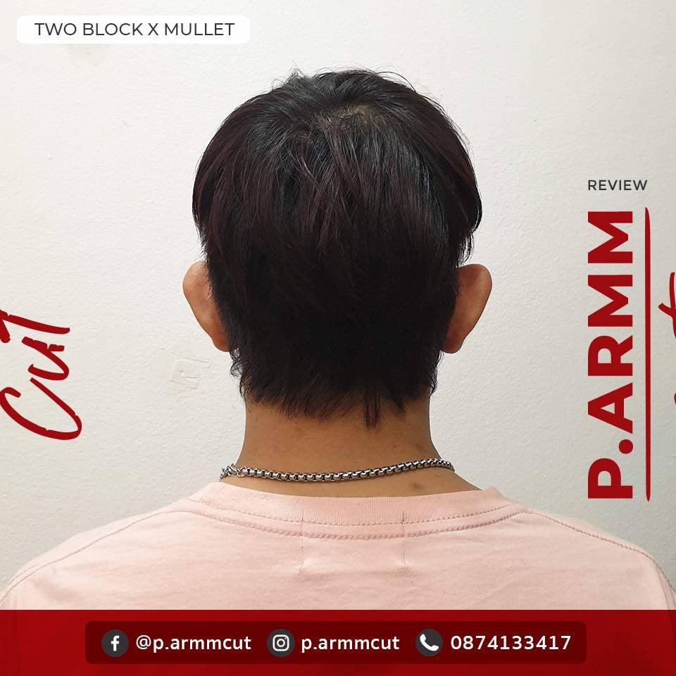 ตัดผมชาย • Two block x Mullet hairstyles! ทรงทูบล็อค มัลเล็ต Standard ...
