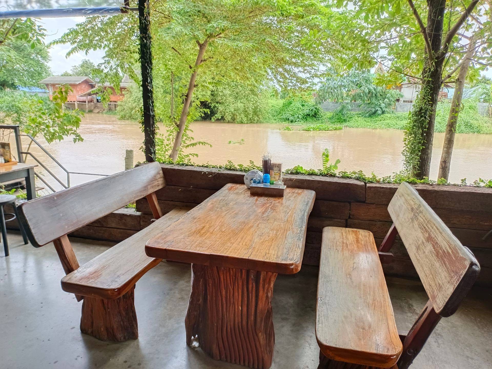 รูป BUA Riverside ผัดไทย กุ้งแม่น้ำเผา - Wongnai