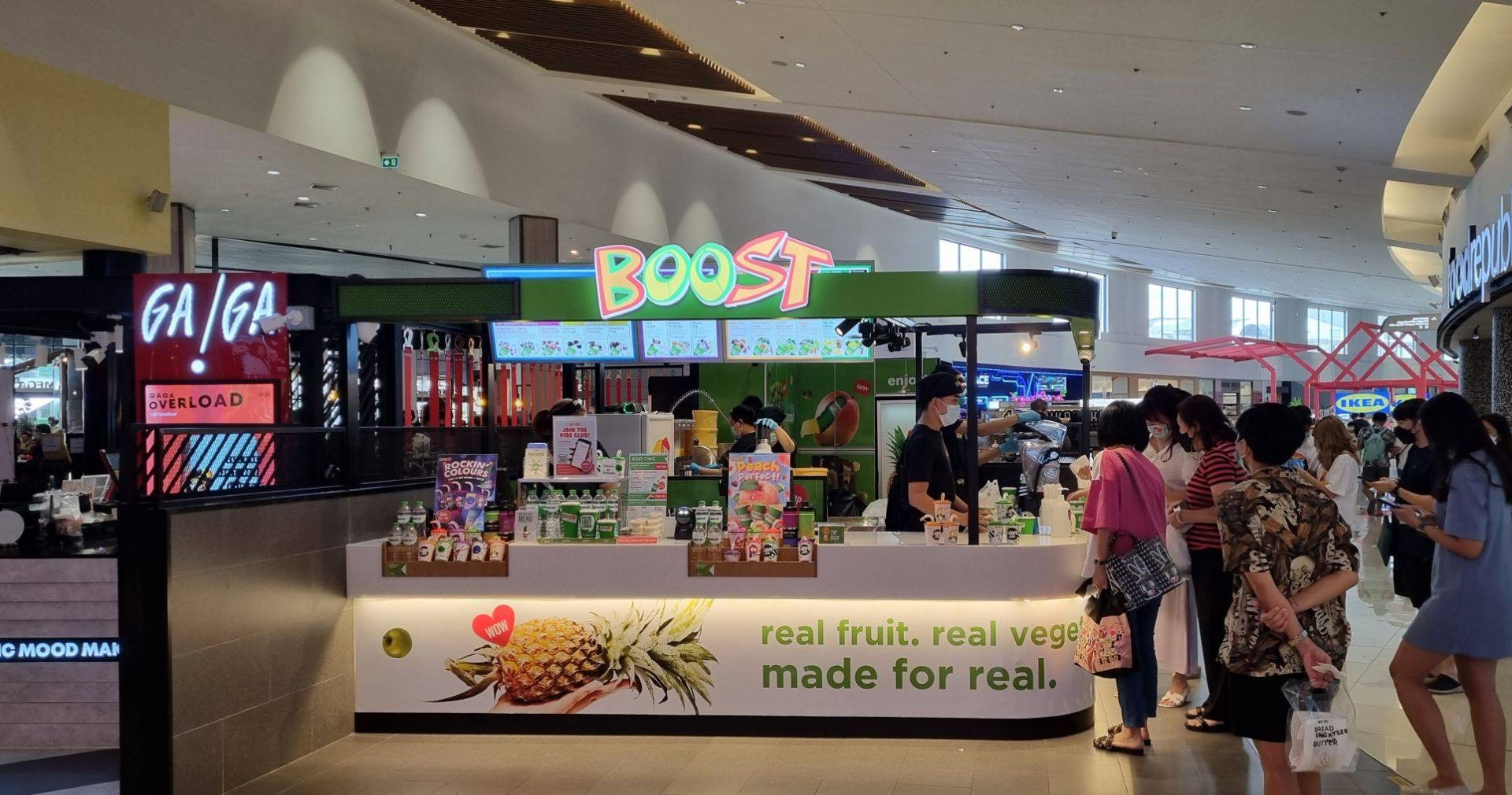 รีวิว Boost Juice Bars เมกา บางนา - ร้านน้ำผลไม้ปั่นยอดนิยม มาเปิดที่เม ...