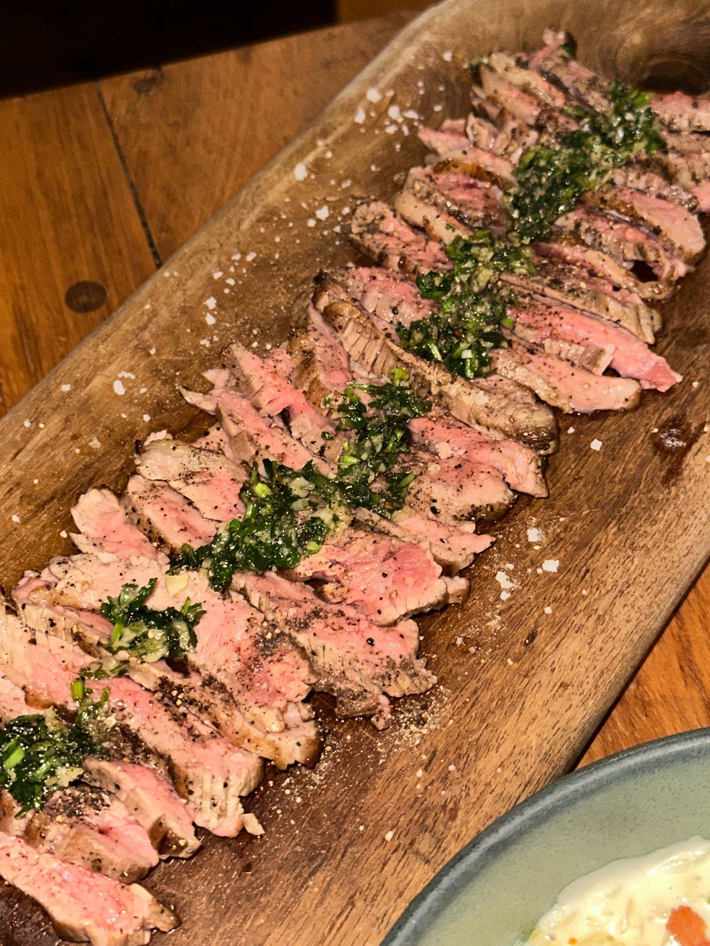 Flank steak ร้าน Mad Moa Asok
