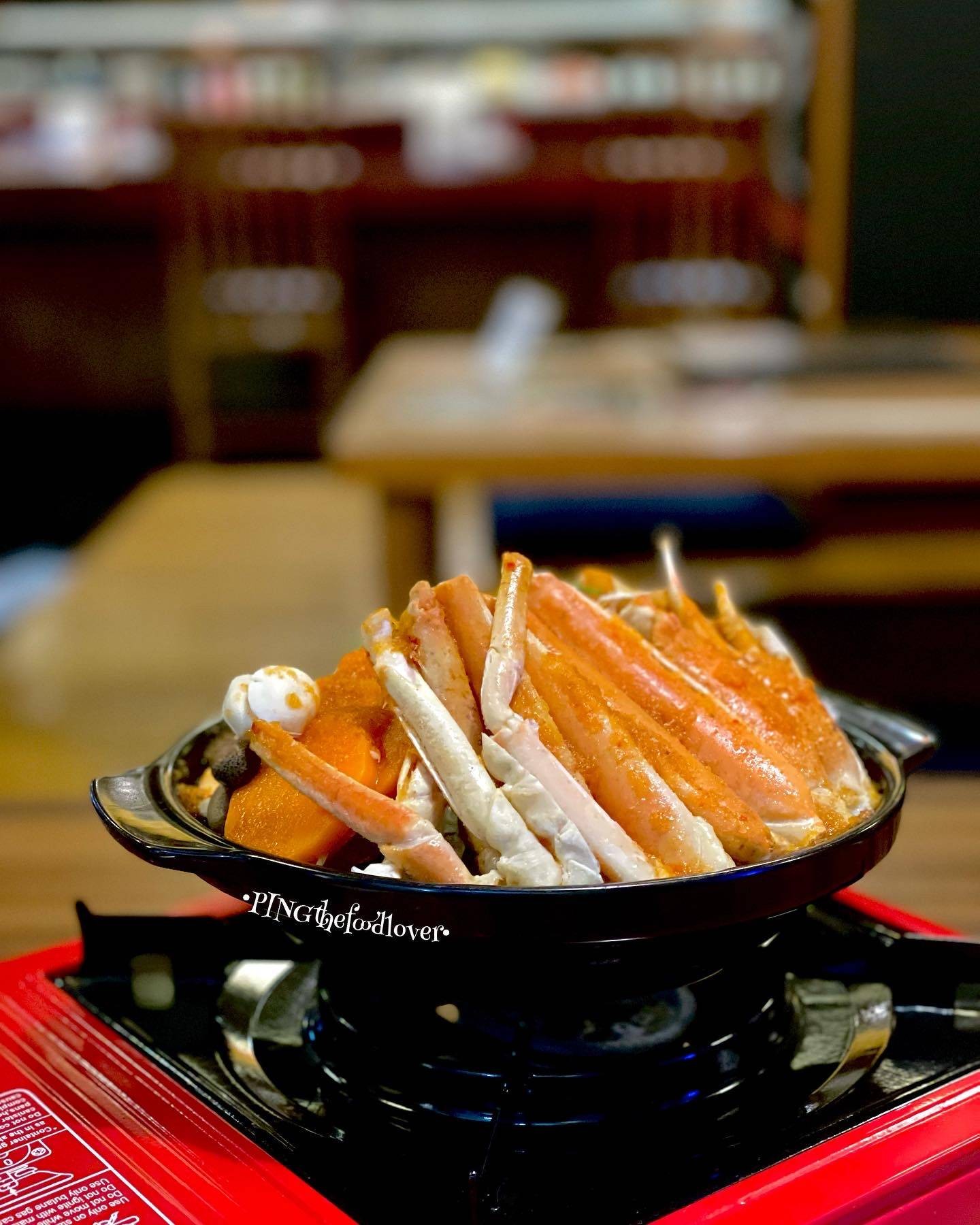 Crab Kimuchi Nabe • ซุปกิมจิที่เสิร์ฟปู zuwai พร้อมผักกาดขาว ...